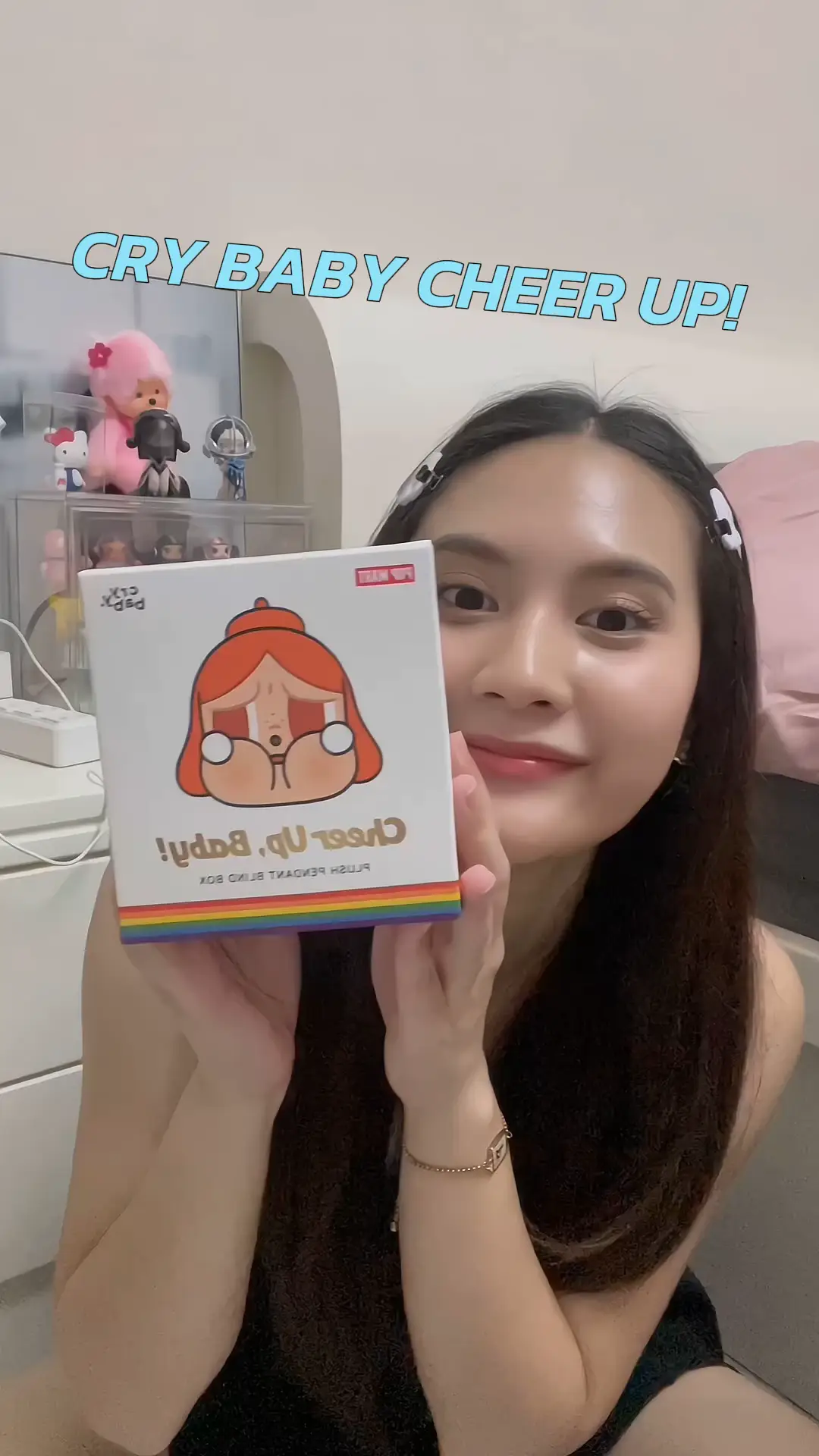 POP MART CRY BABY CHEER UP!💙 | วิดีโอที่เผยแพร่โดย Painckk ‎♡ യ 🥞 | Lemon8