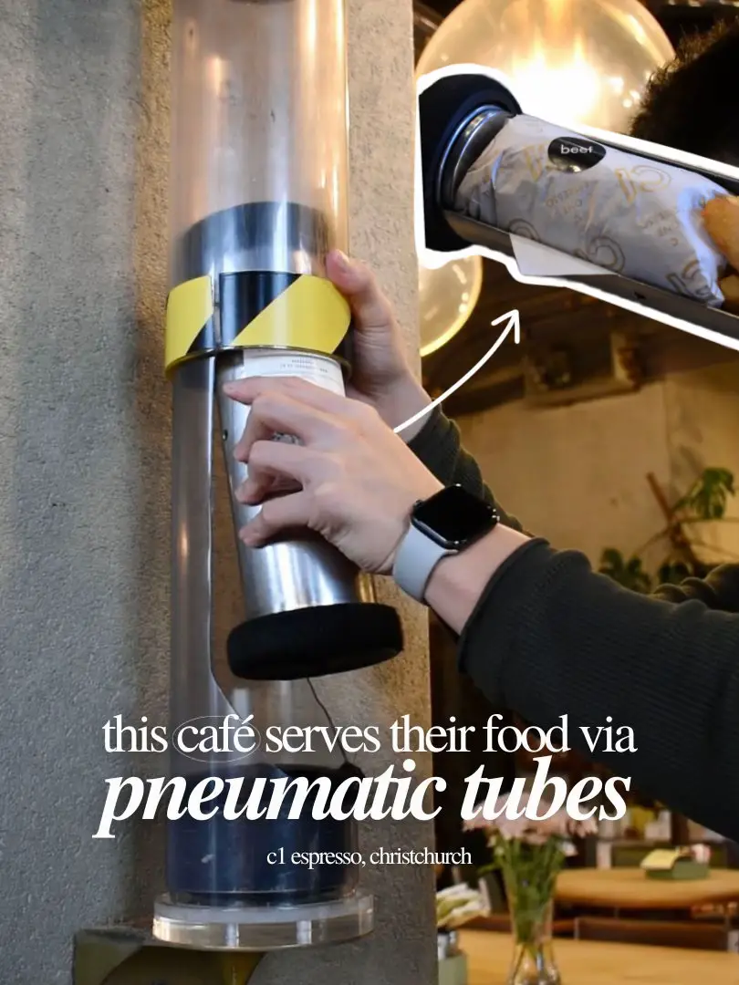 this cáfe serves their food via PNEUMATIC TUBES- 🤯 | Gallery posted by ...