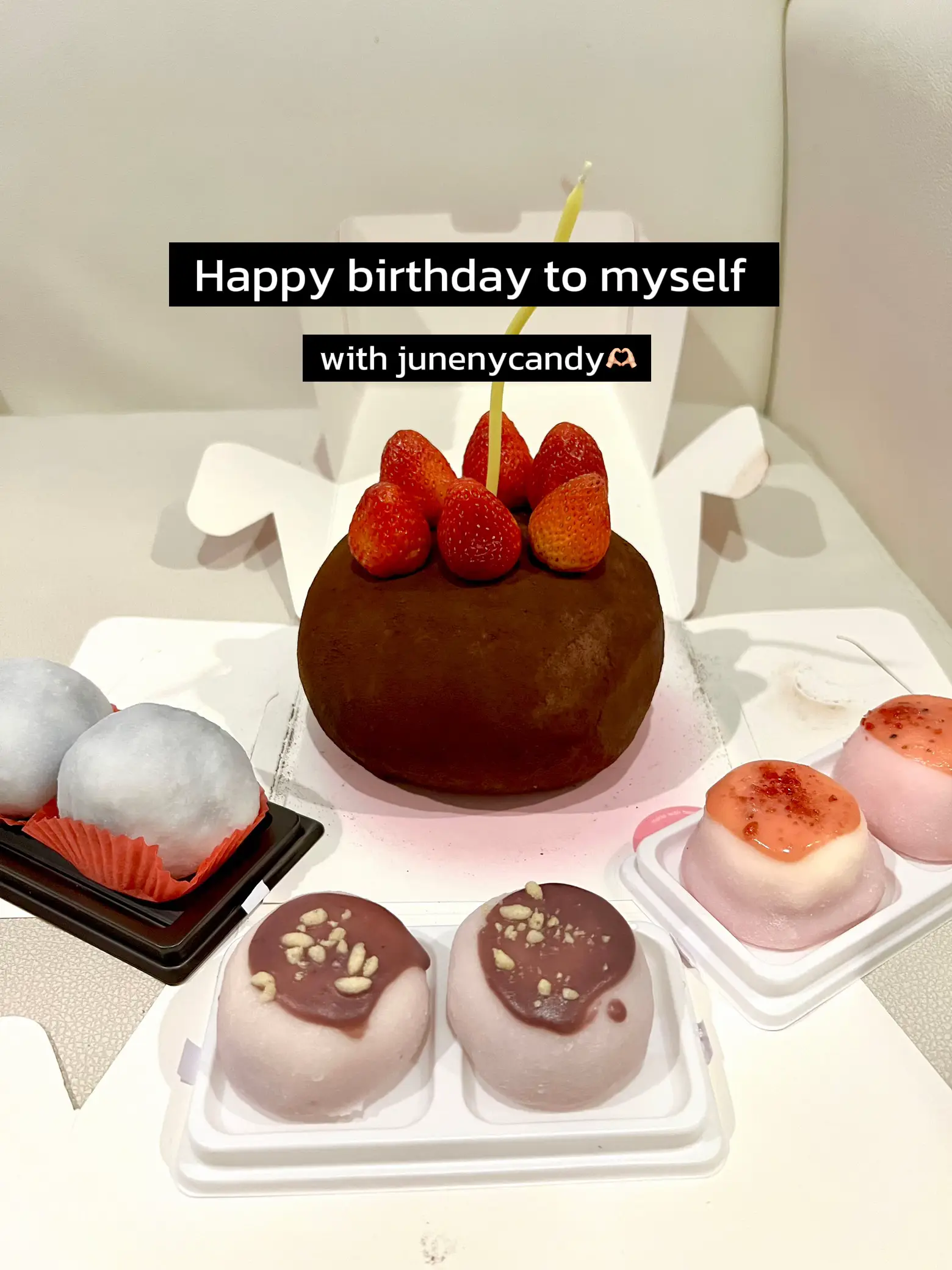 Juneny Candy โมจิสุดนุ่มหนึบ🍓 | แกลเลอรีที่โพสต์โดย Bam♾⛵️ | Lemon8