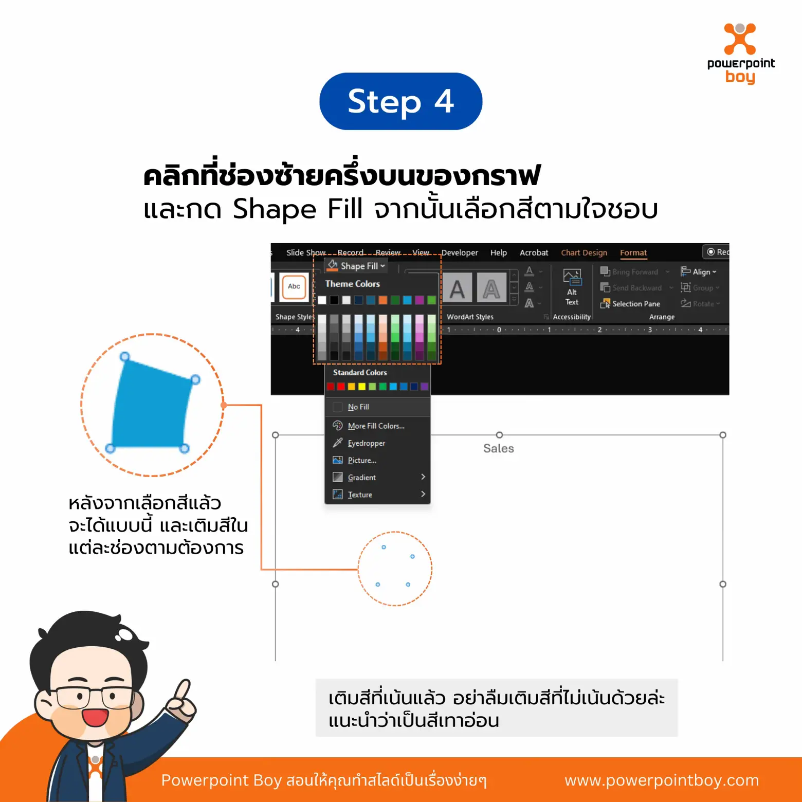 มาดูวิธีการทำกราฟครึ่งวงกลมกัน! | แกลเลอรีที่โพสต์โดย PowerPoint Boy | Lemon8