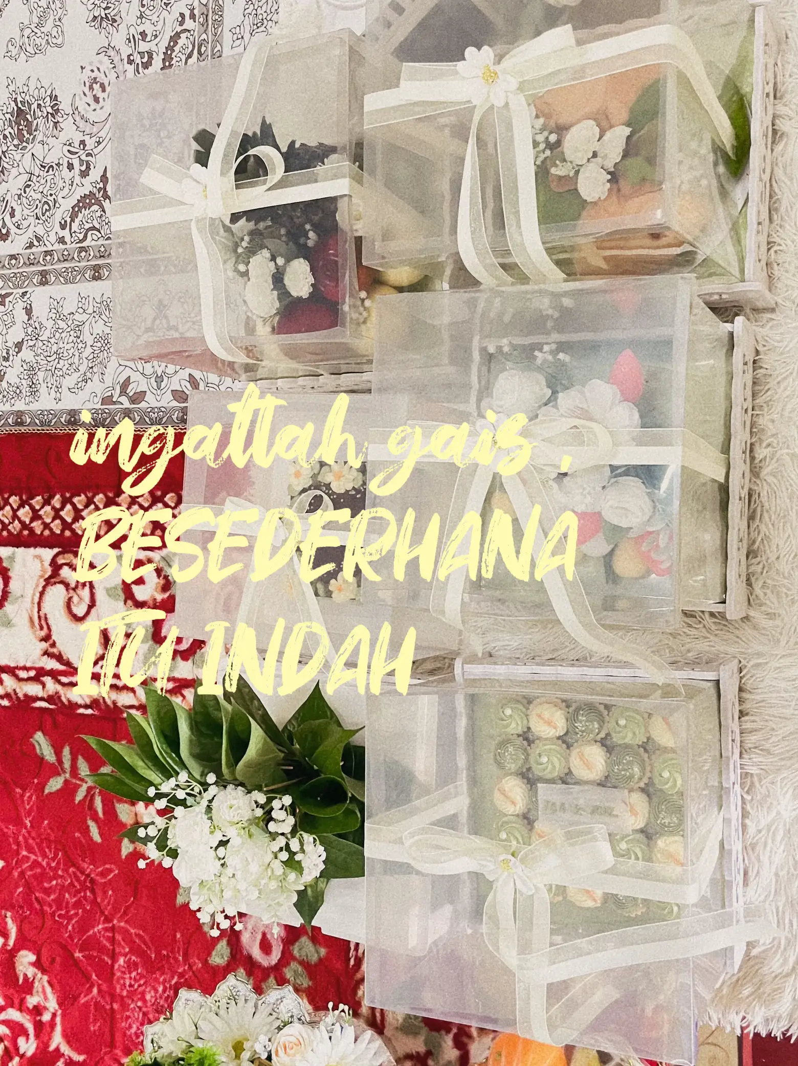 contoh hantaran tunang untuk pihak lelaki | Galeri disiarkan oleh Irxx:) | Lemon8