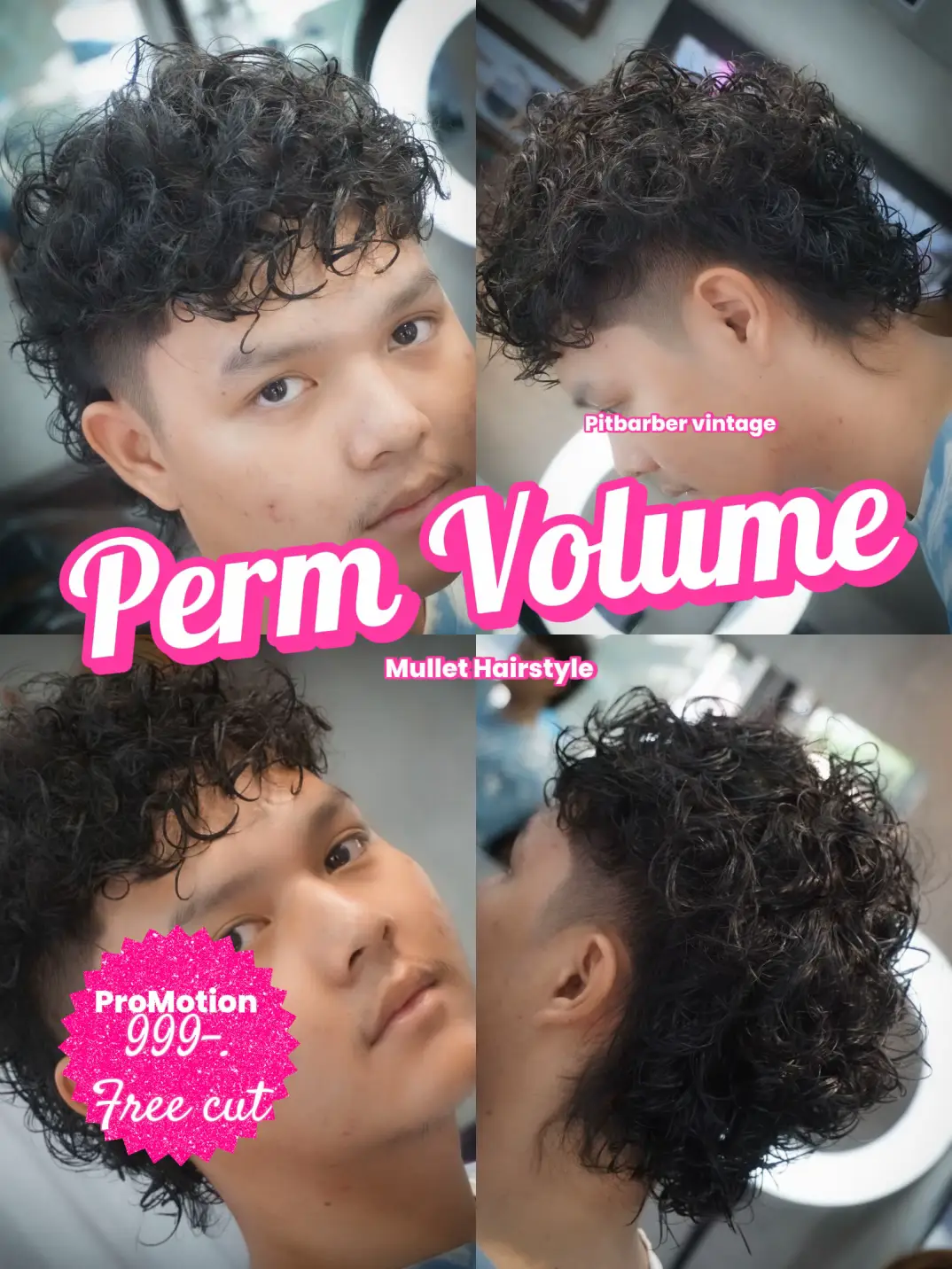 Perm Volume +Mullet hairstyle ( ดัดวอลุ่ม) | แกลเลอรีที่โพสต์โดย Pit ...