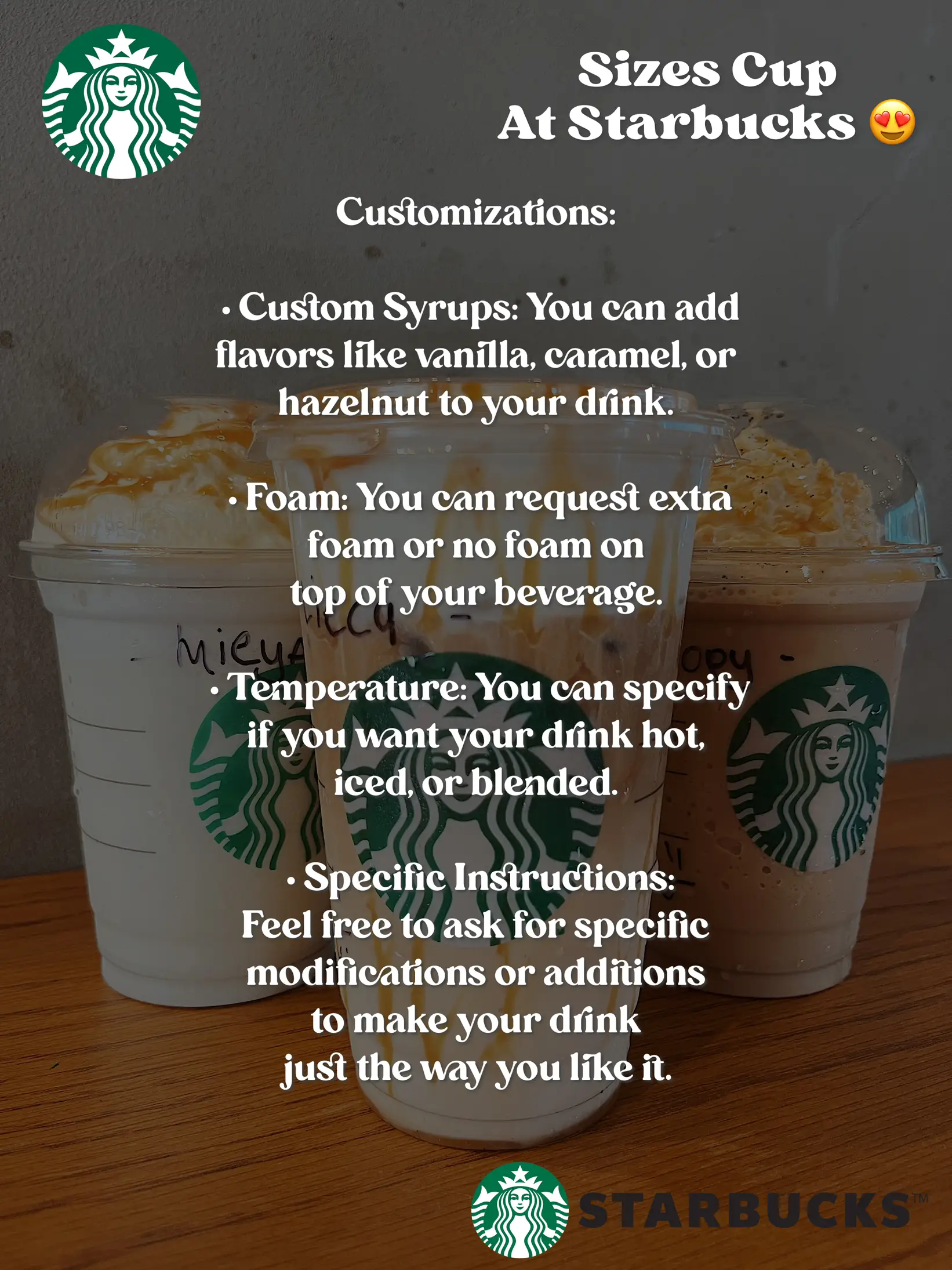 “Pro Tips: How To Master Your Starbucks Order!” ☕️ | Gallery posted by ...