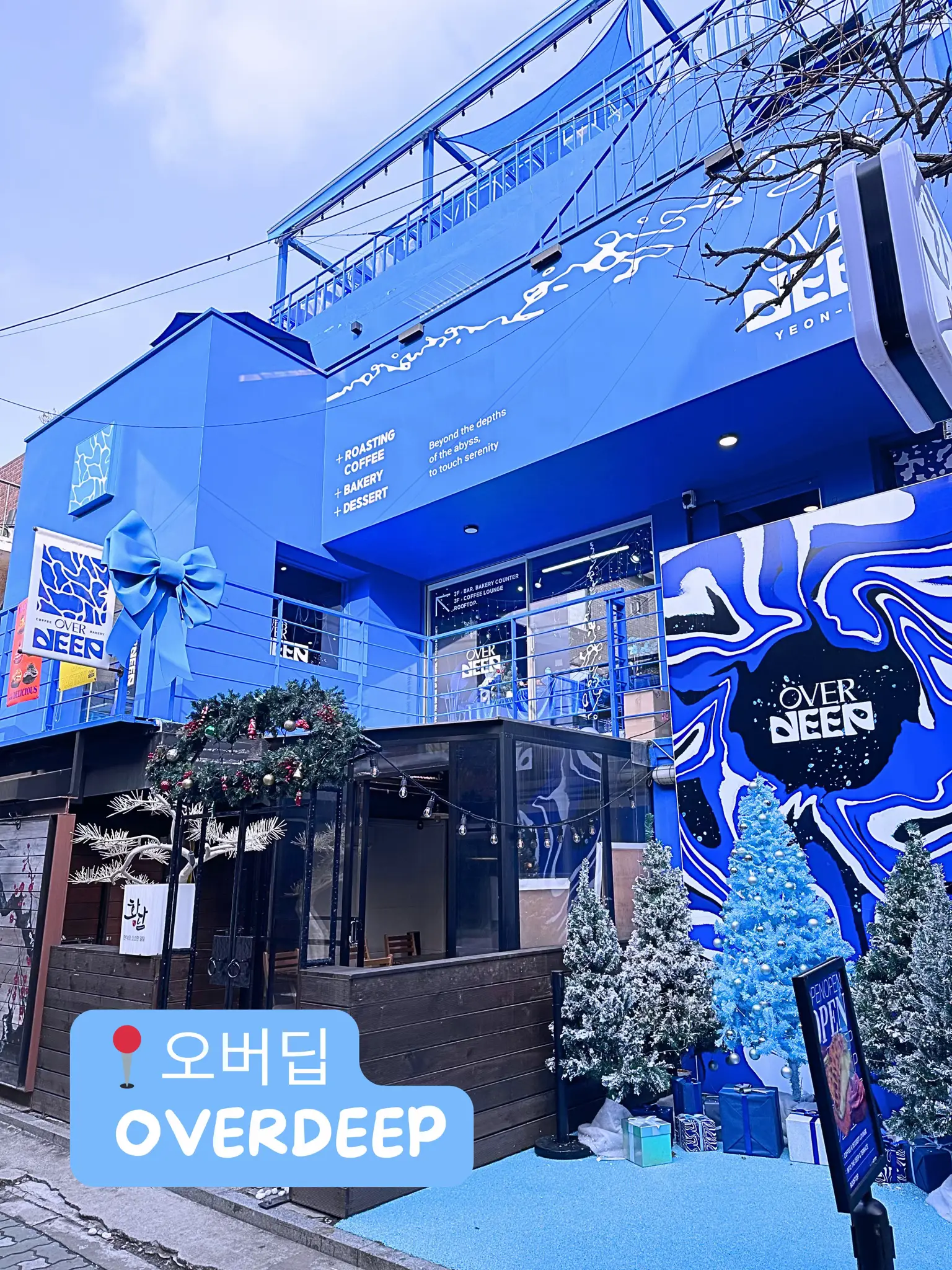 Coolest Cafe in Hongdae 💙🪼 | Gallery posted by jjayoo | Lemon8