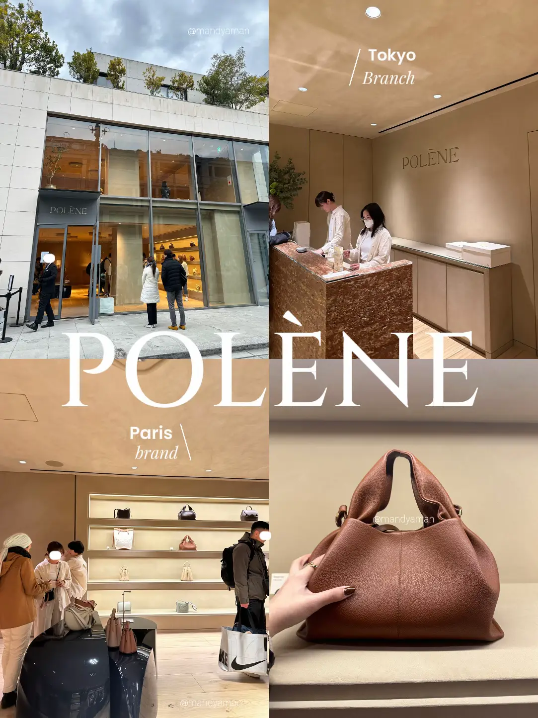 กระเป๋า POLÈNE Paris ช้อปญี่ปุ่น🇯🇵 | แกลเลอรีที่โพสต์โดย Mandyaman | Lemon8