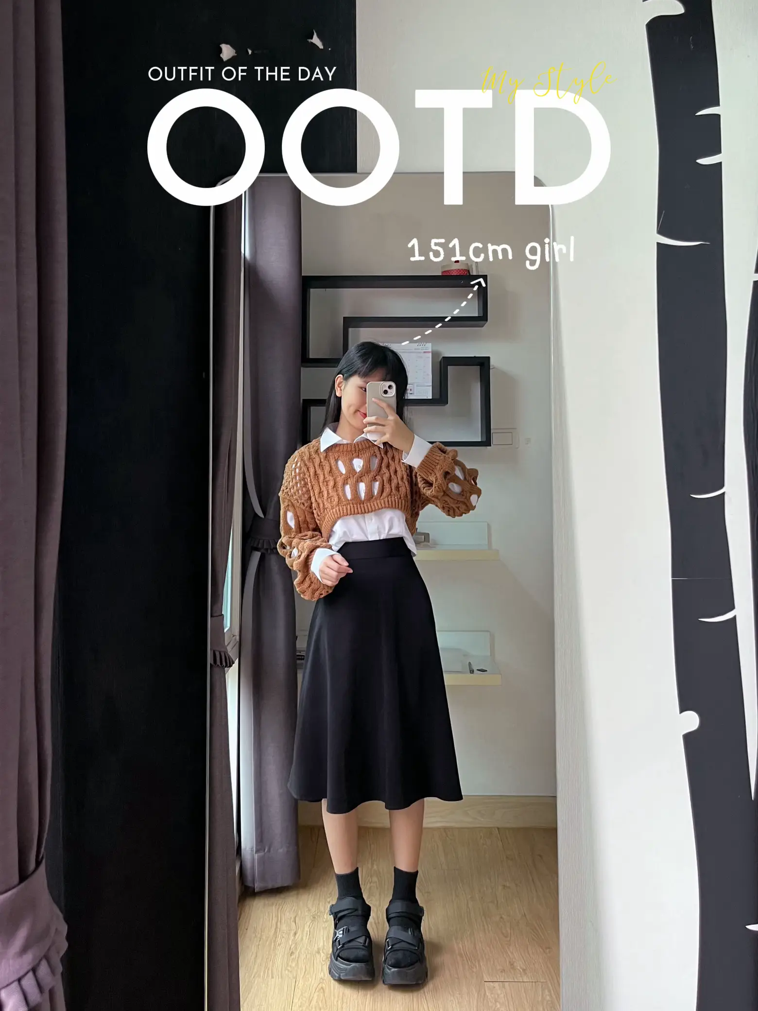 OOTD 150cm girl แต่งตัวไปทำงานแบบน่ารักๆกันฮะ *﹆🥞 | แกลเลอรีที่โพสต์โดย Boxofsher 🥨 | Lemon8