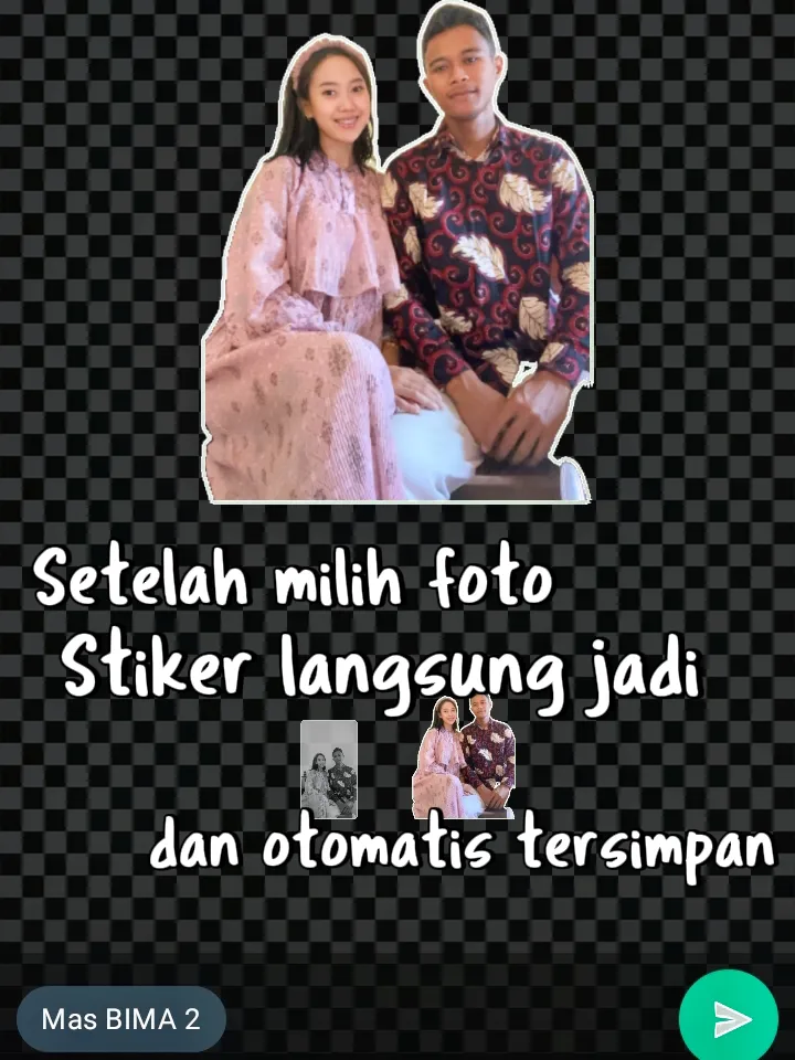 SATSET Buat Stiker Di WA tanpa Aplikasi Tambahan😍 | Galeri diposting ...