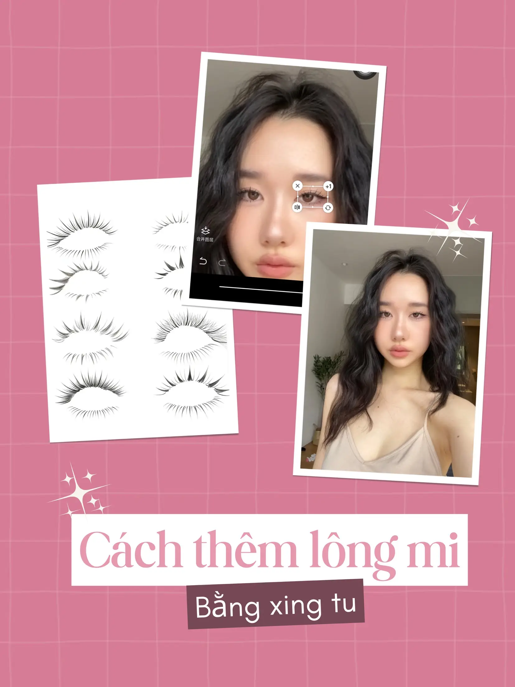 Thêm lông mi bằng xingtu 🎗️ bộ mi ở ảnh cuối | Bộ sưu tập do Nhật Hằng ...