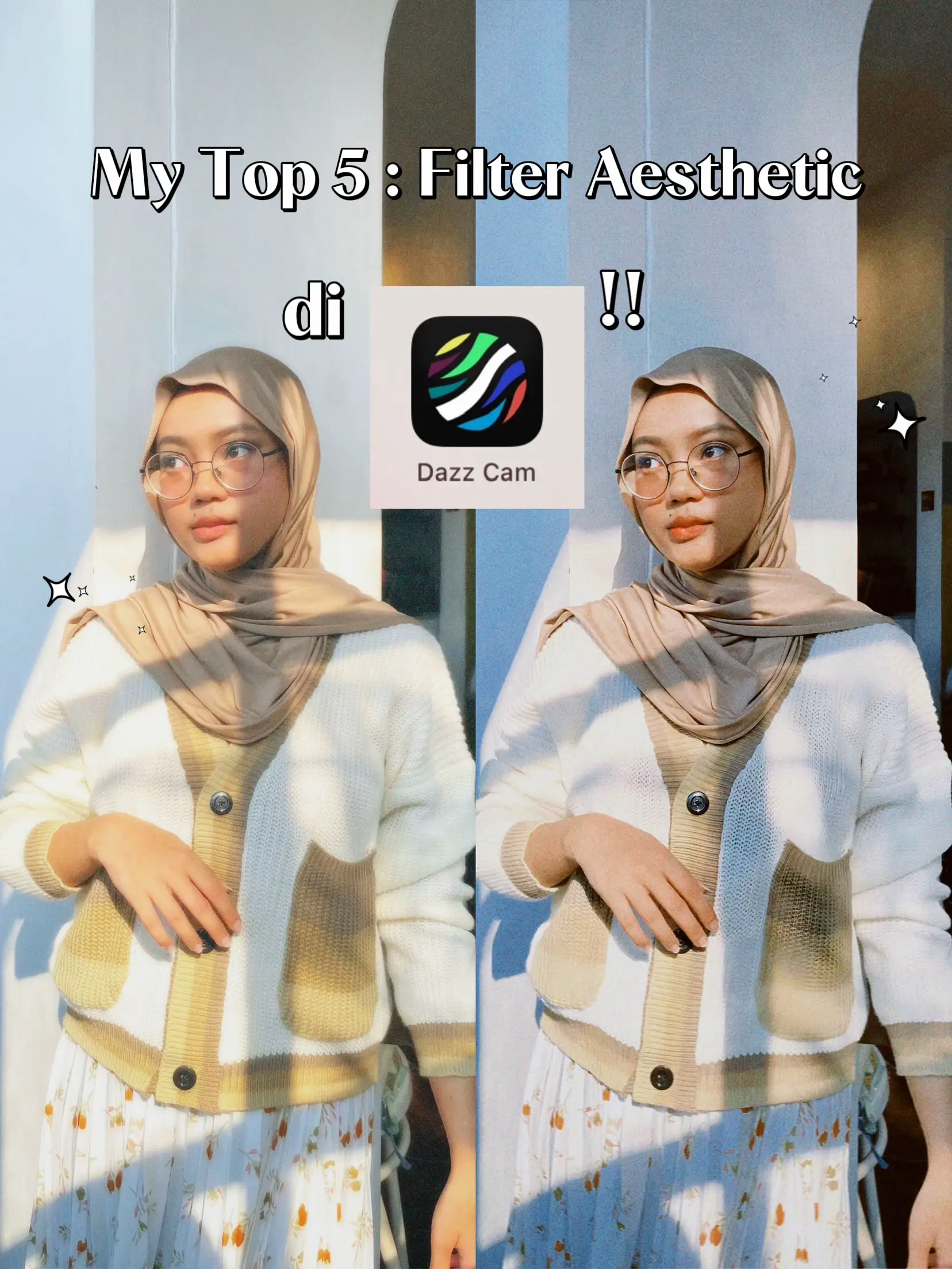 Rekomendasi Filter Aesthetic Dazzcam🍁 | Galeri diposting oleh ann | Lemon8