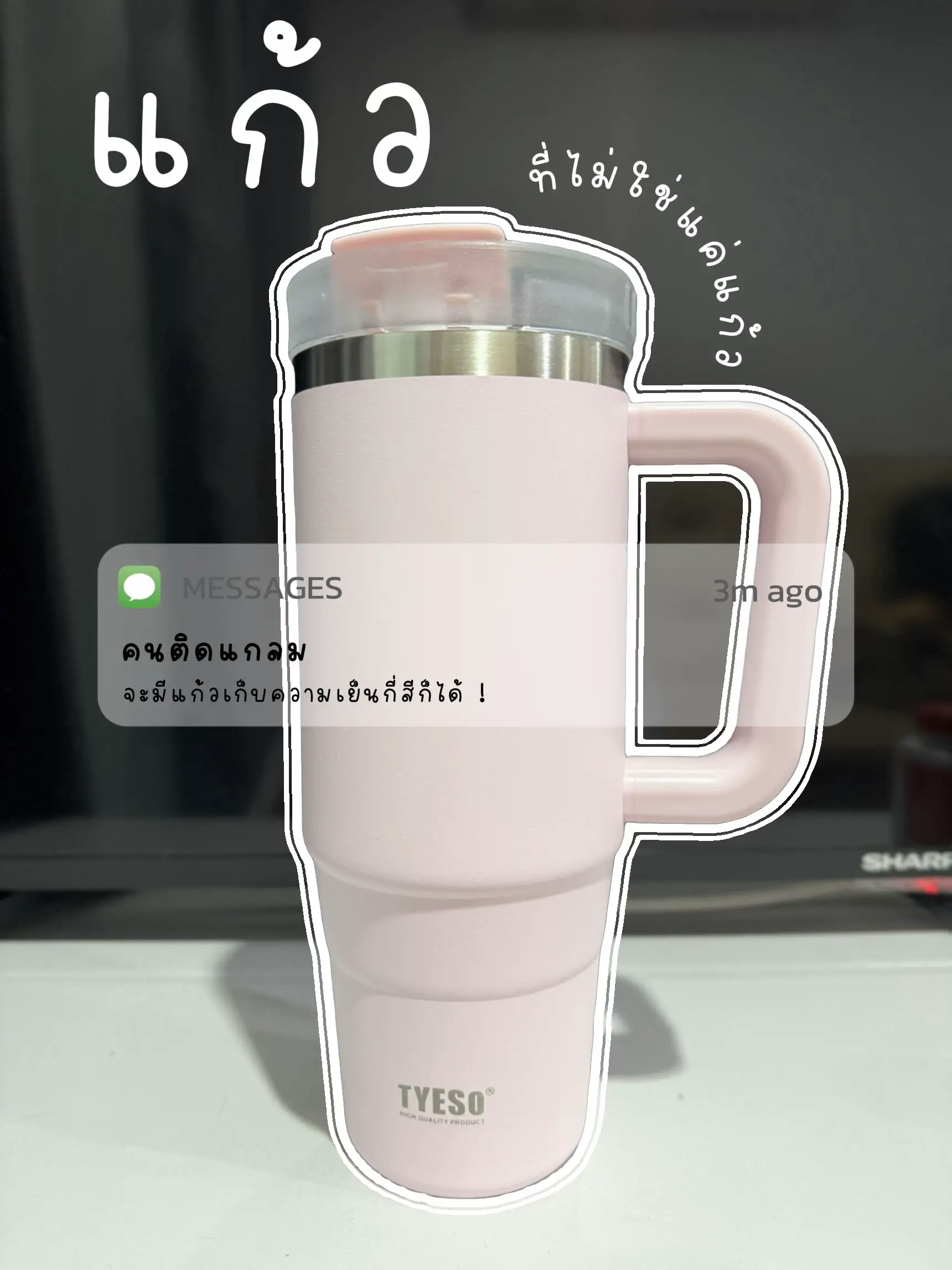 แก้วเก็บความเย็น TYESO 🧂งบ 2xx | แกลเลอรีที่โพสต์โดย andbemine 🍾 | Lemon8