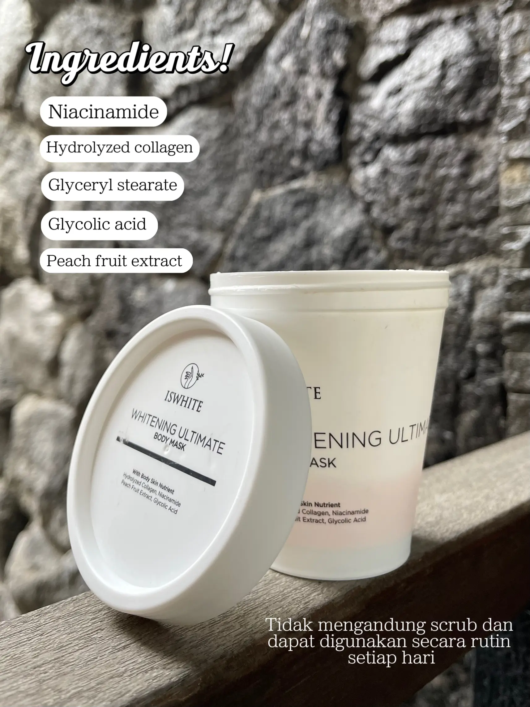 REVIEW ISWHITE: Whitening Ultimate Body Mask🍑 | Galeri diposting oleh ...