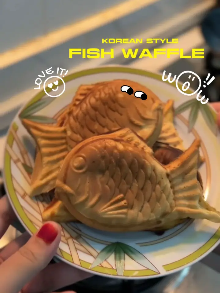 Korean Style Fish Waffle | Video published by CikBintang | Lemon8