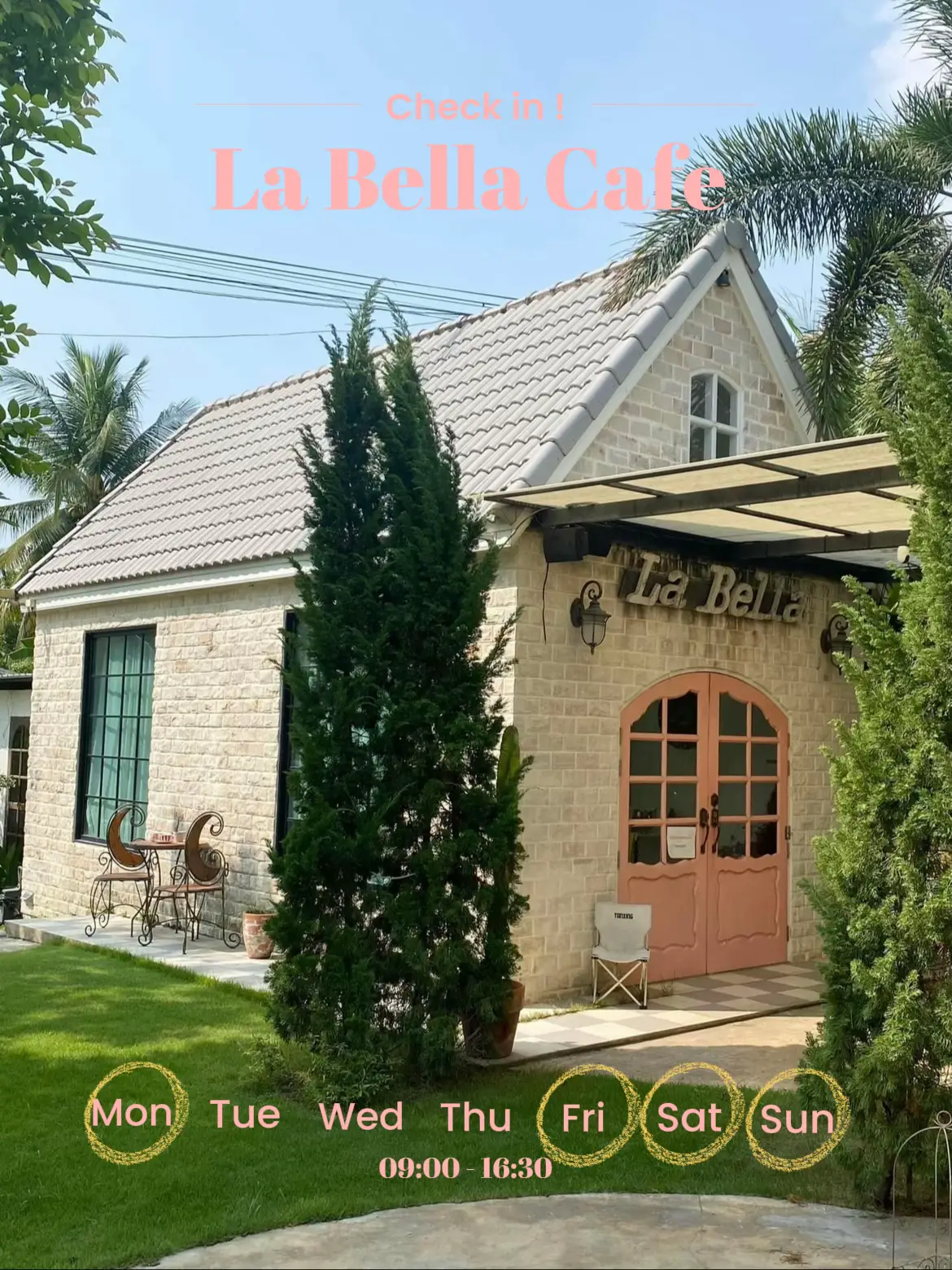 La Bella Cafe คาเฟ่สมุทรสาคร | แกลเลอรีที่โพสต์โดย ammii | Lemon8