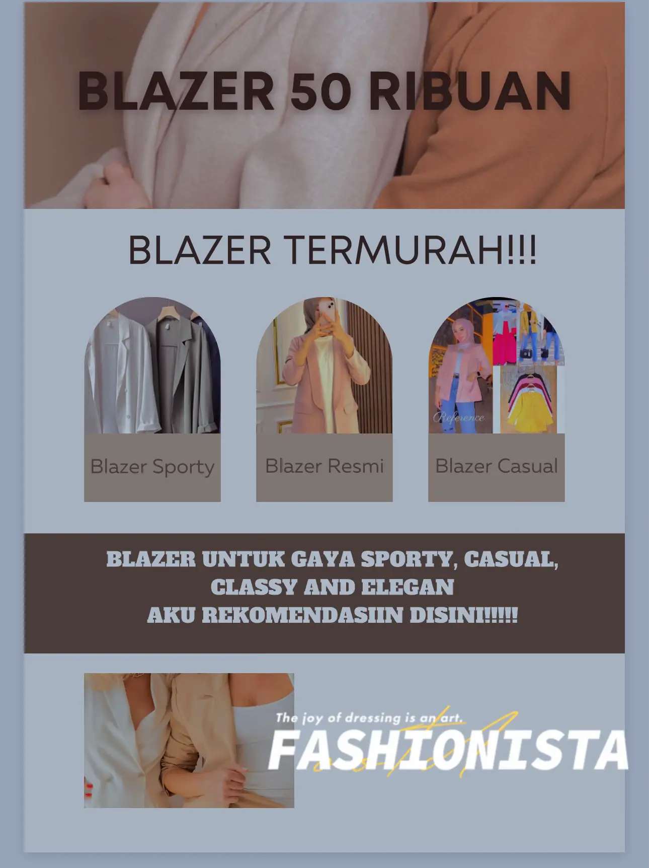 BLAZER 50 RIBUAN RECOMMENDED!!! | Galeri diposting oleh Masha | Lemon8