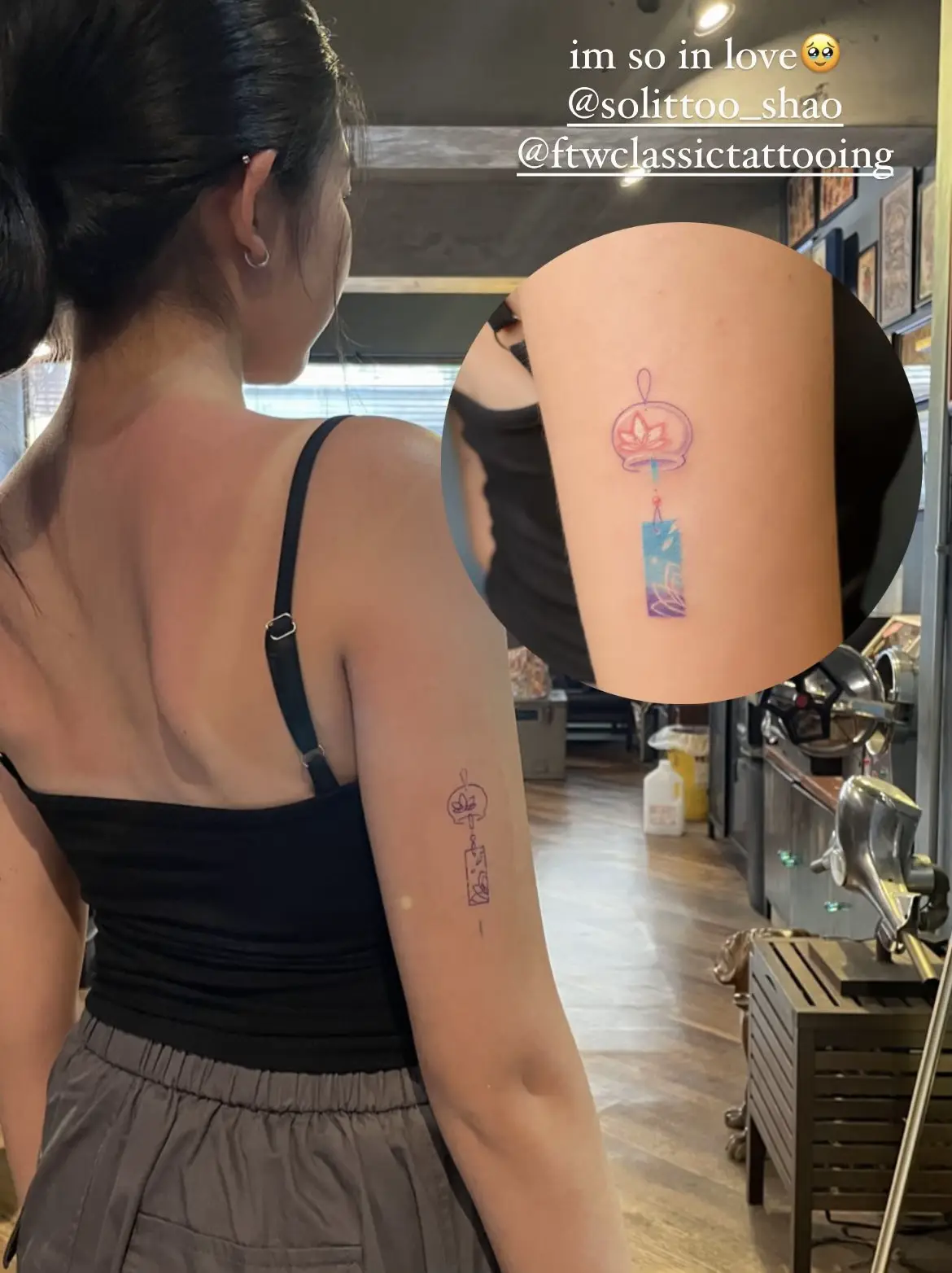 Impromptu tattoo in Taipei!? 🇹🇼🎐 | Gallery posted by Hiyori ⋆ ˖° | Lemon8