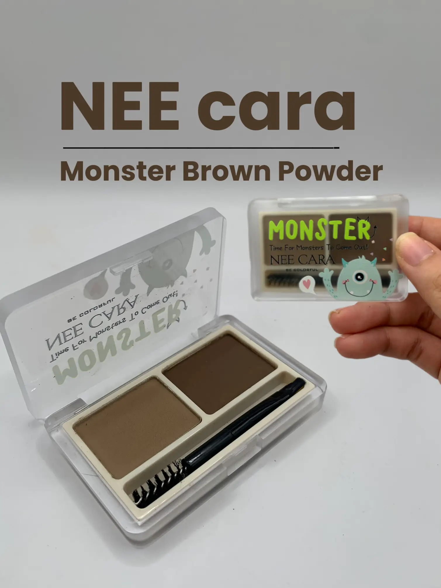 NEE cara Monster Brown Powder บลัชเขียนคิ้ว | แกลเลอรีที่โพสต์โดย Lets ...