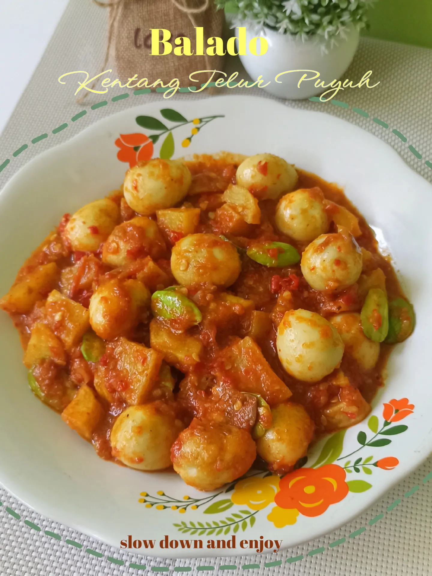 🥔Balado Kentang Telur Puyuh🥚 | Galeri diposting oleh StoryKey | Lemon8