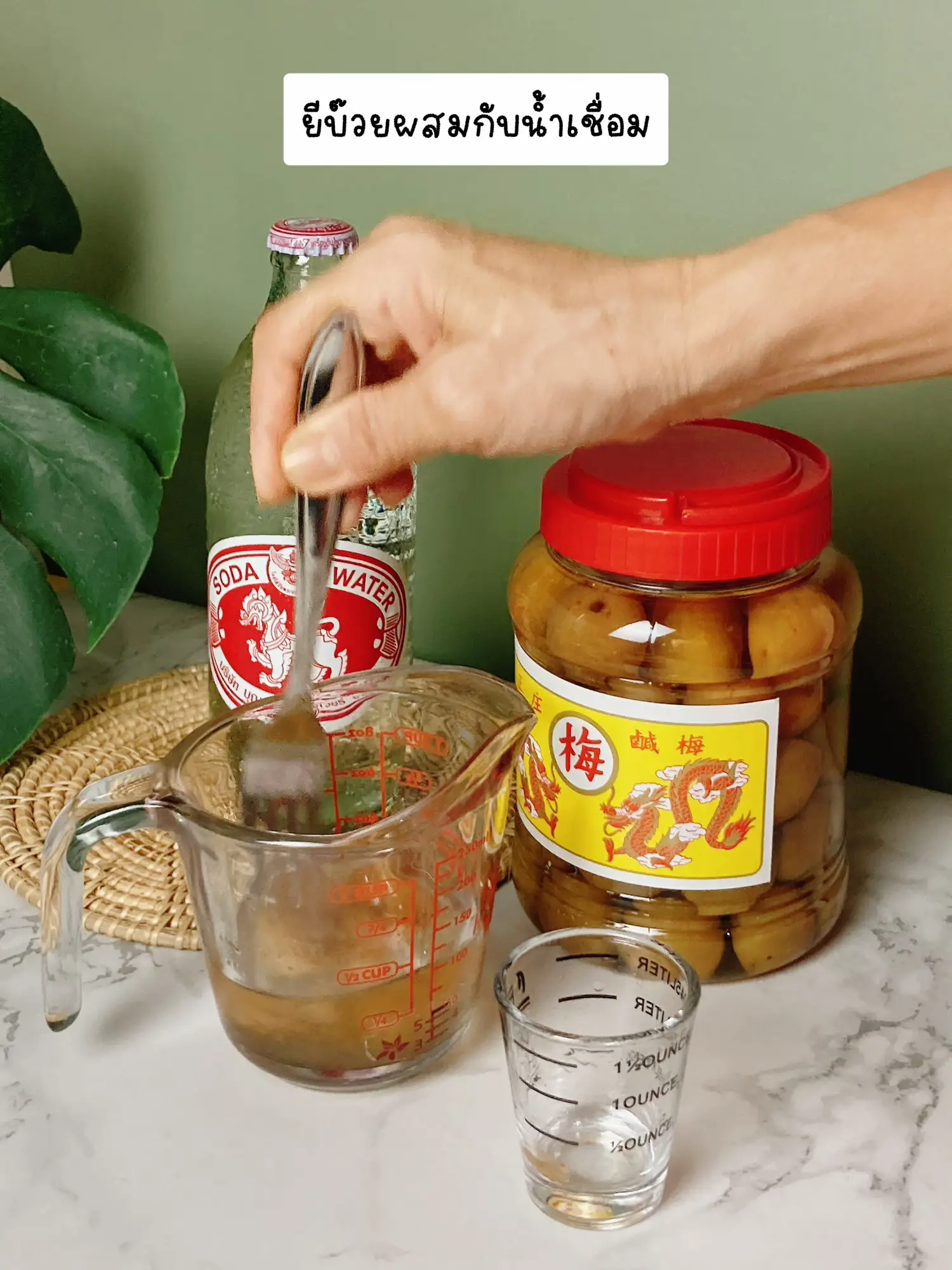สูตรดองเหล้าบ๊วย ฉบับบ้านเราค่ะ 🥃🌸 | แกลเลอรีที่โพสต์โดย Baan.Mhee ...