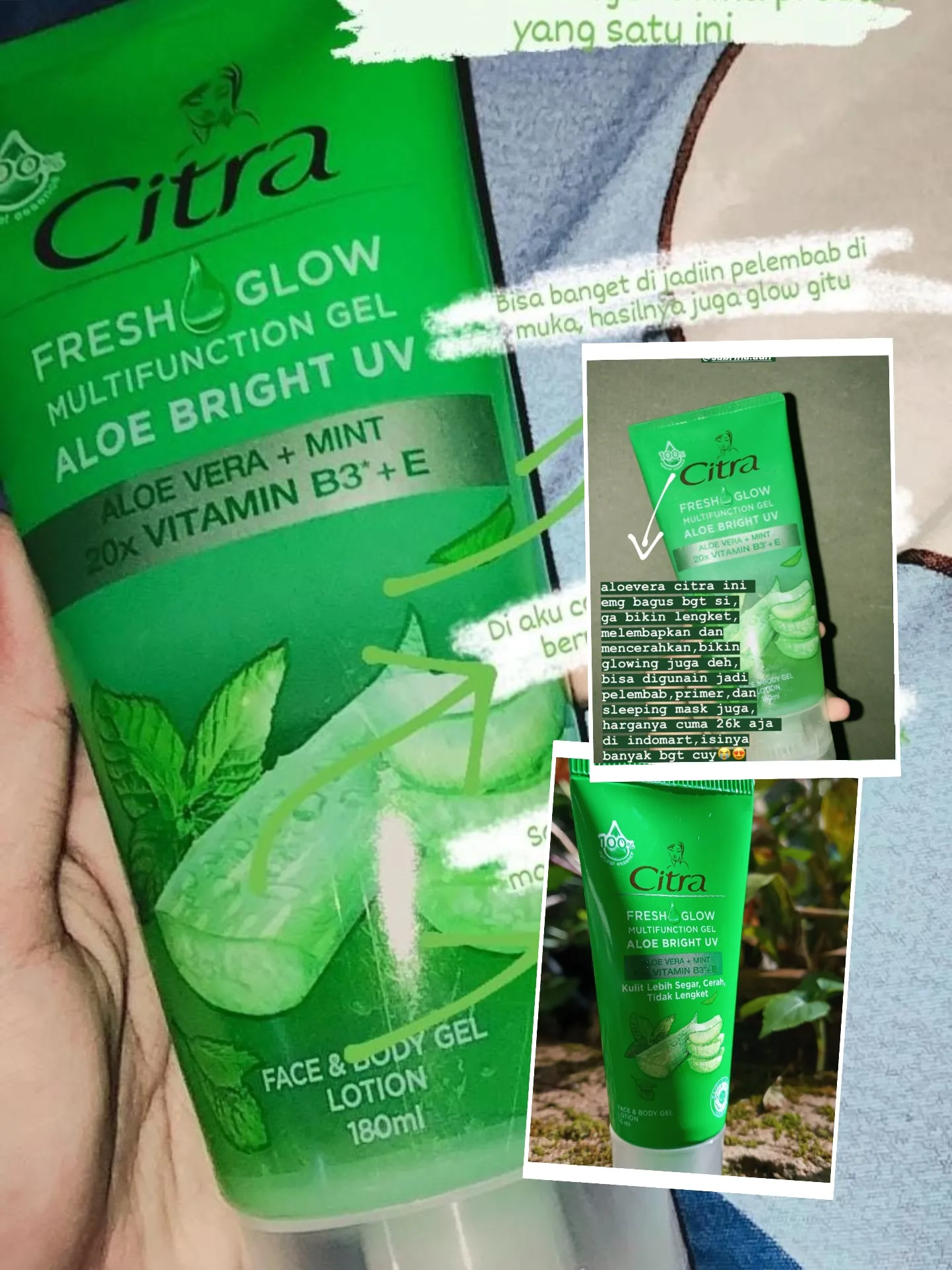 Citra Multifunction Gel Fresh Glow bisa mencerahka | Galeri diposting ...