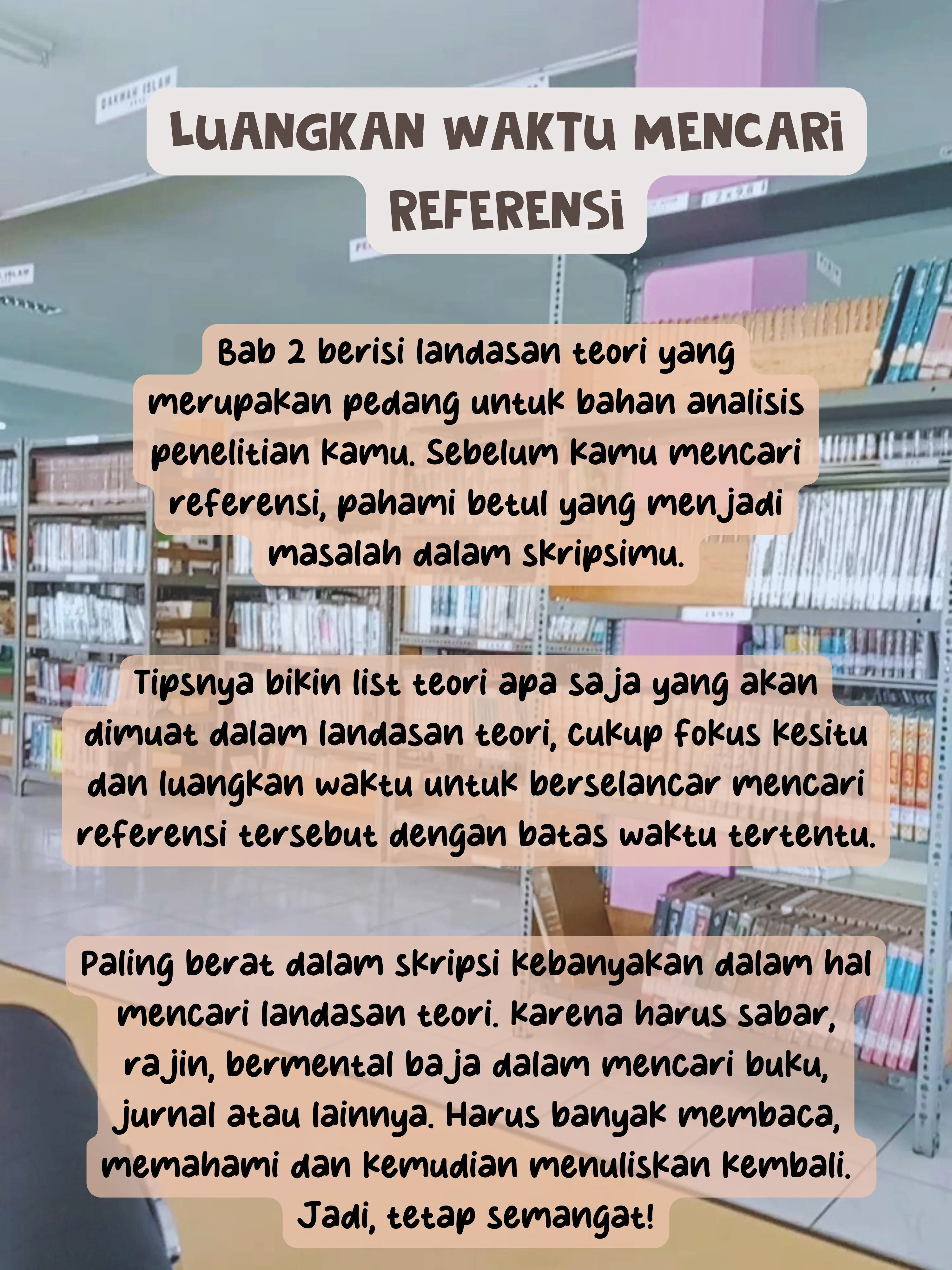 Tips Mengerjakan Skripsi Sat Set ala Aku 😊 | Galeri diposting oleh ...