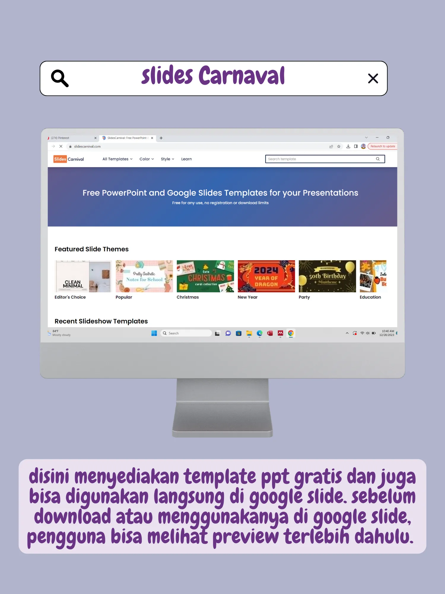 Template Ppt Tugas - Pencarian Lemon8