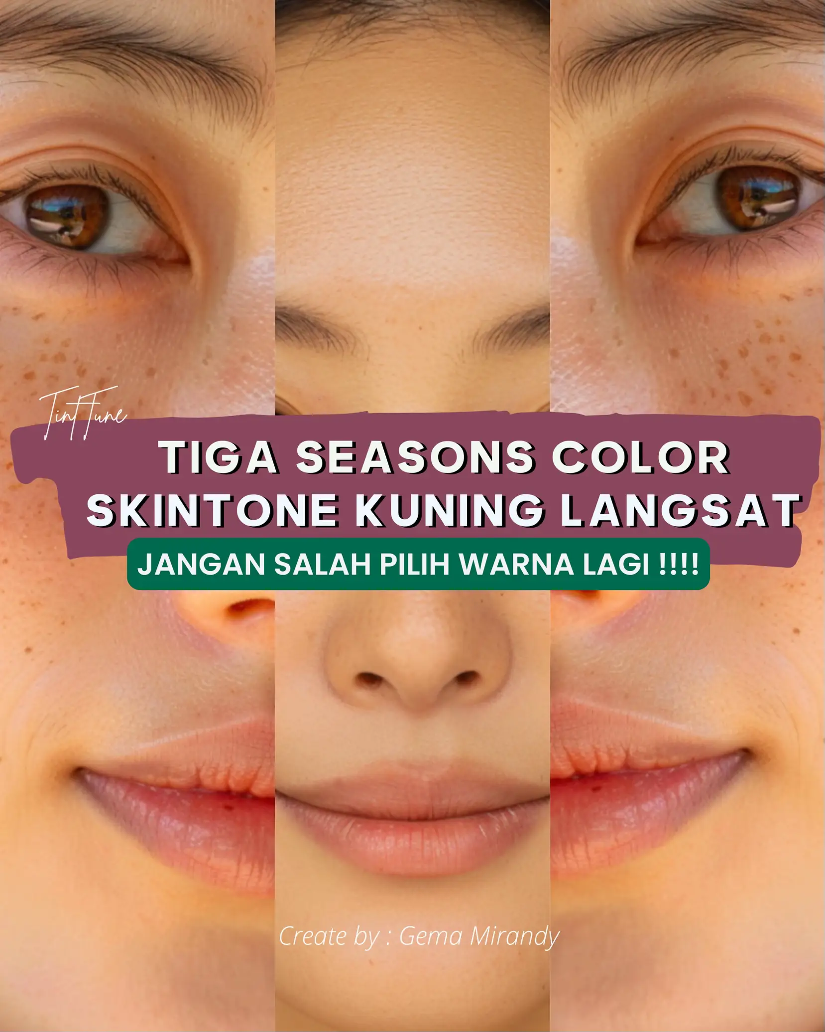 Tiga Color Season untuk Skintone Kuning Langsat 💃🏼💃🏼 | Galeri diposting ...