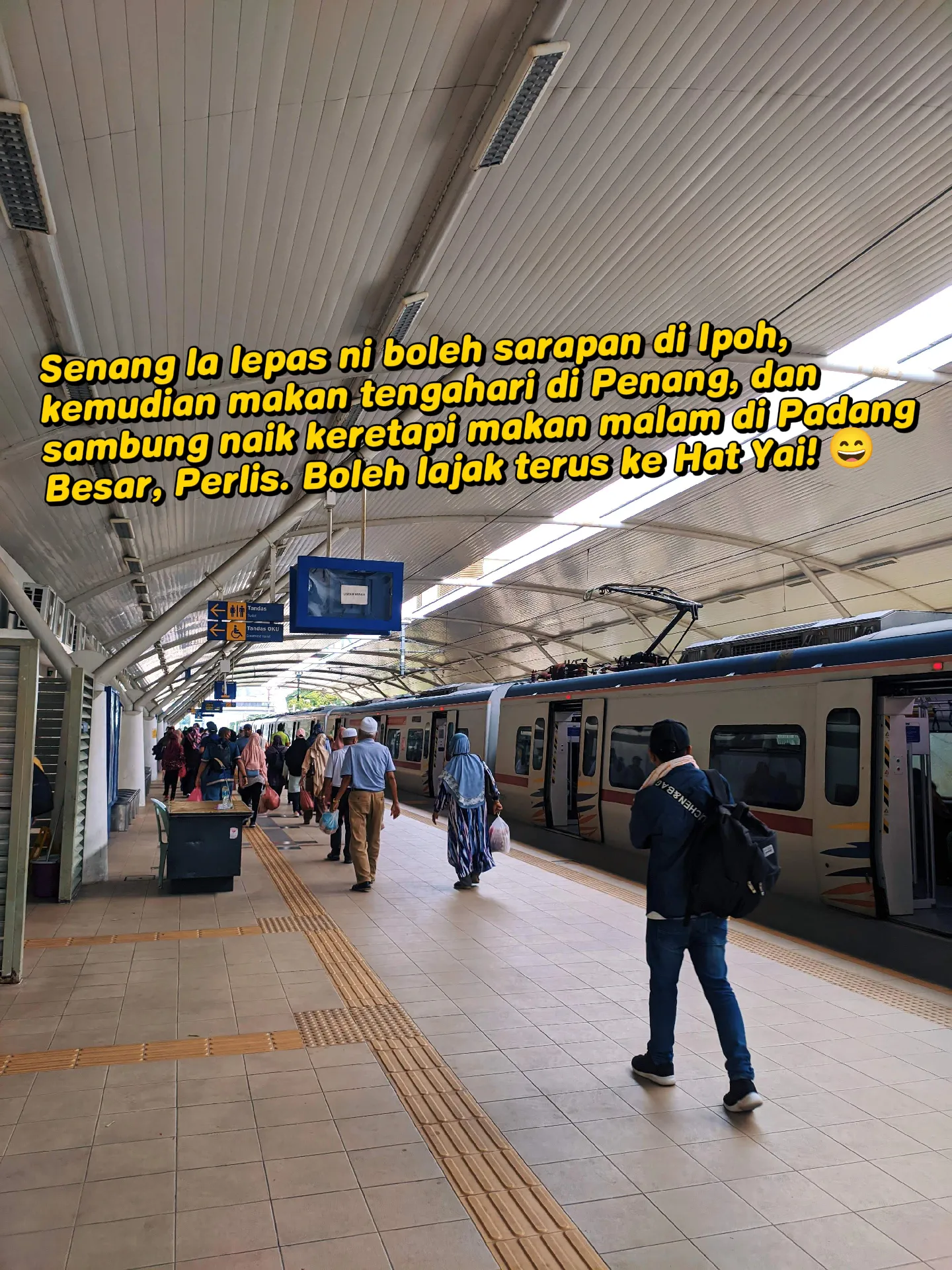 Boleh Naik Tren PENANG - IPOH RM13 Je? | Galeri disiarkan oleh Hazwan Hafiz | Lemon8