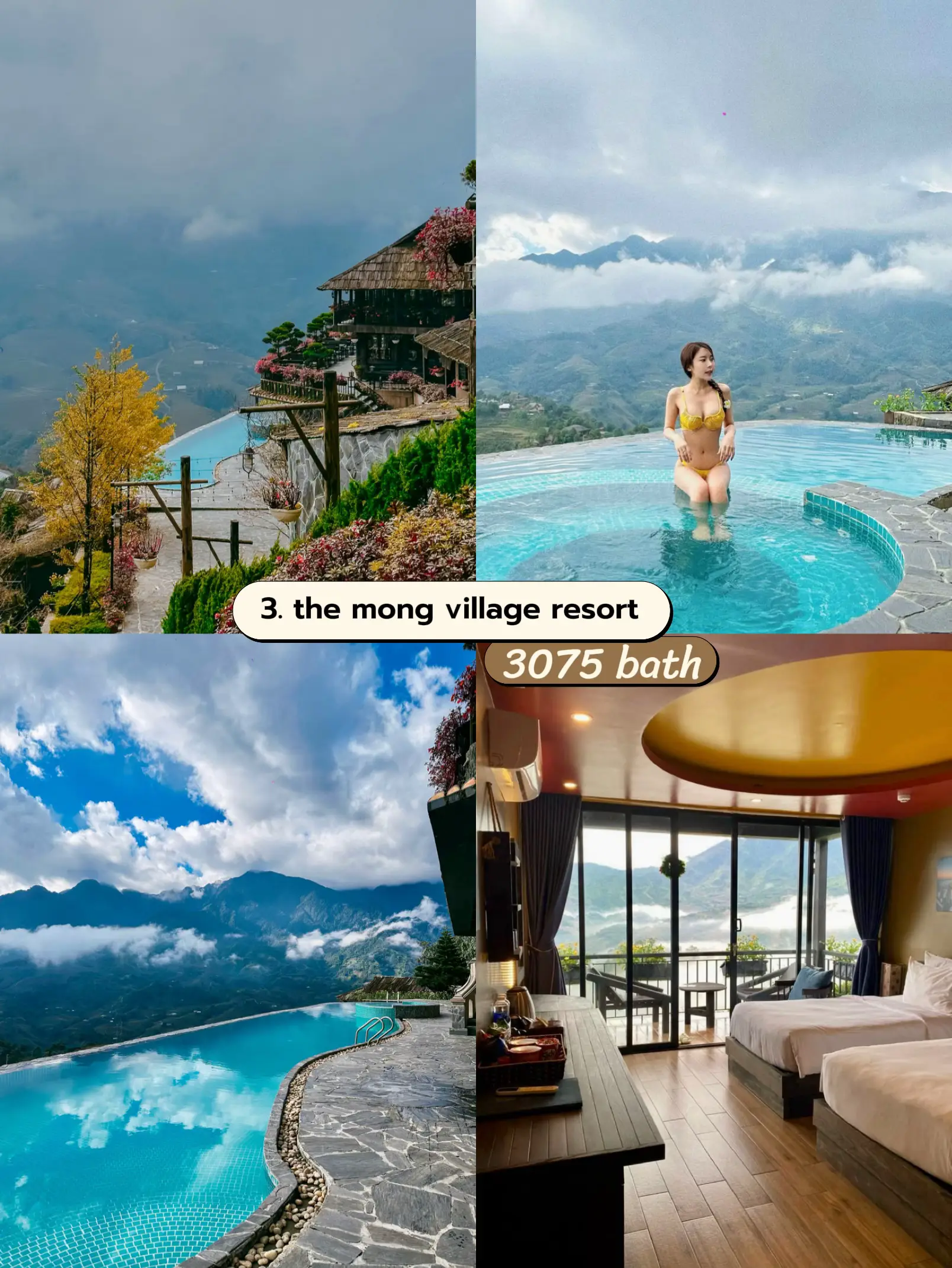 📍แจกพิกัด 4 โรงแรมวิวหลักล้าน SAPA เวียดนามเหนือ | แกลเลอรีที่โพสต์โดย Tangmo | Lemon8