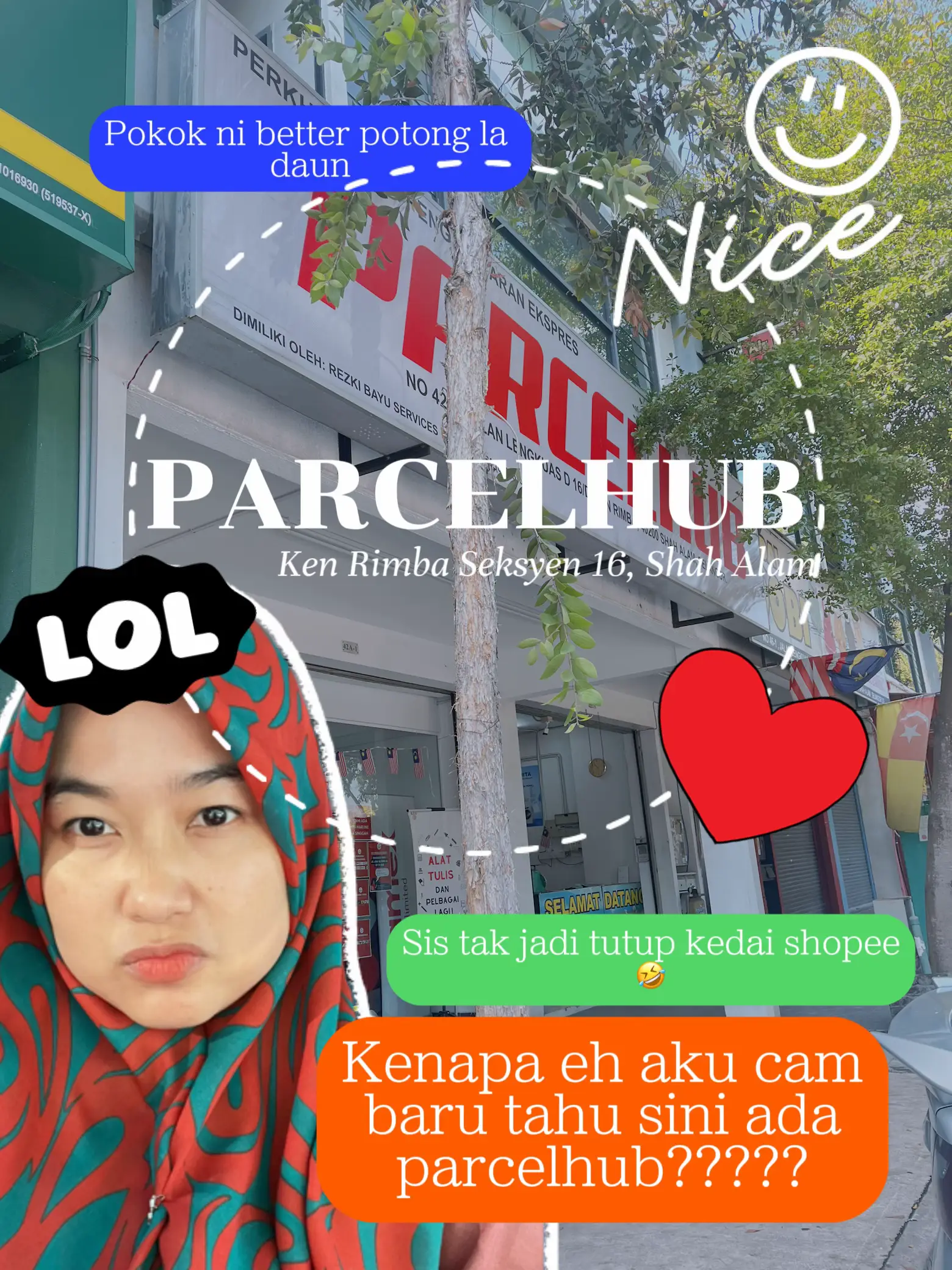 Ada PARCELHUB kat Seksyen 16? Aku baru tau 🙄🙄🙄🙄🙄 | Galeri disiarkan oleh Eny | Lemon8