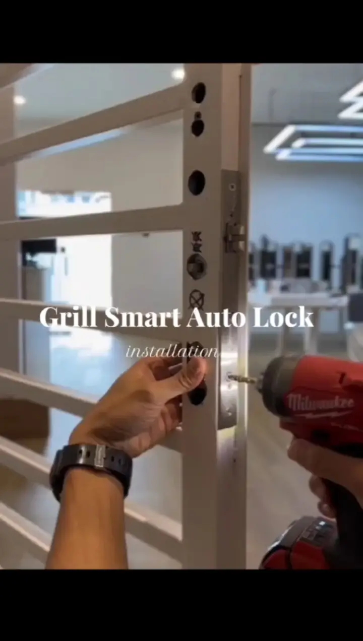 Grill Smart Lock installation | วิดีโอที่เผยแพร่โดย Avant Guard | Lemon8