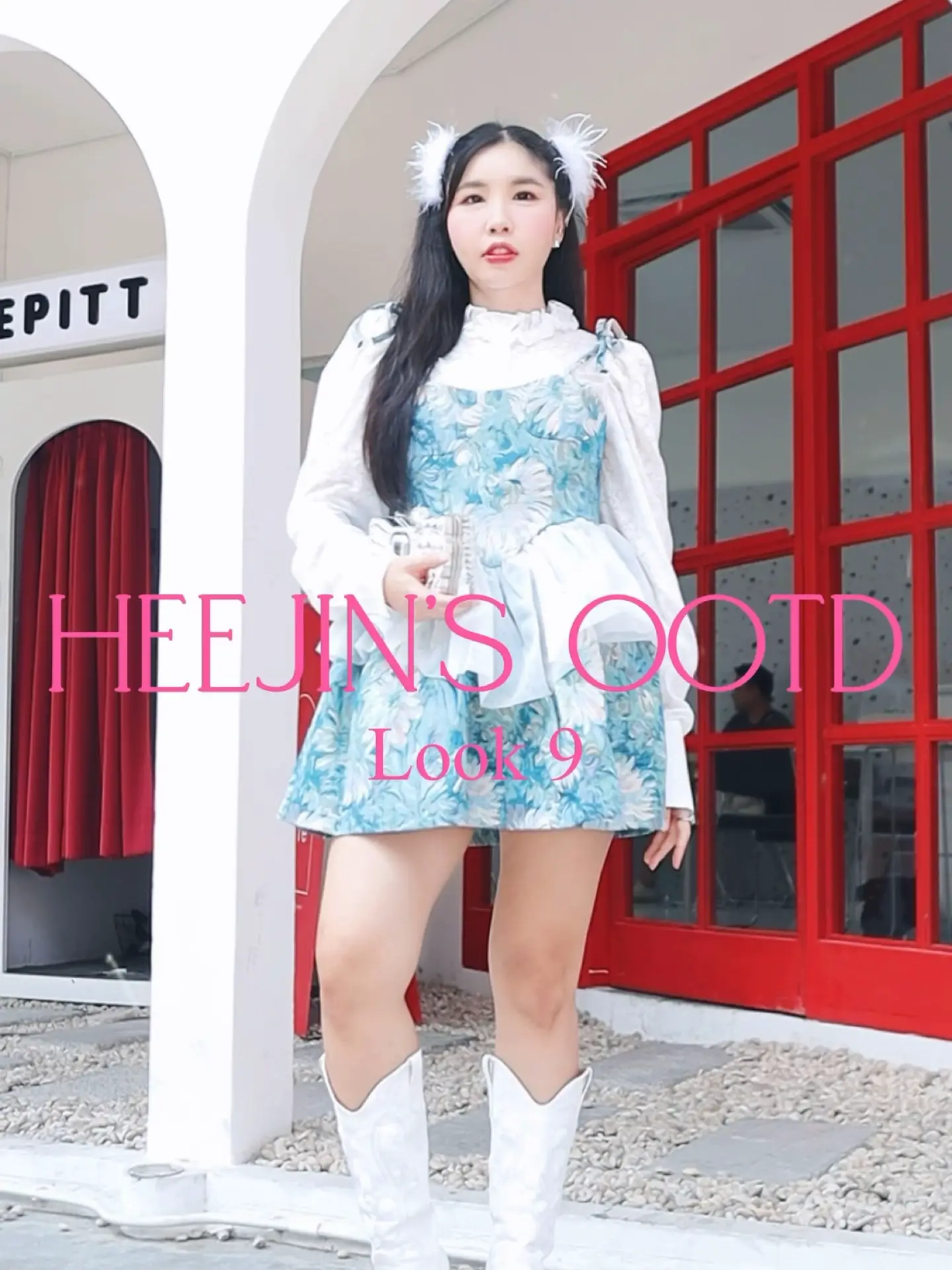 HEEJIN’s OOTD Look 9 - ฟูฟ่อง อ่อนไหว ยังไงก็หวานฟุ้ง 👧🏻💖👗 | วิดีโอที่เผยแพร่โดย JINJIN LEE | Lemon8