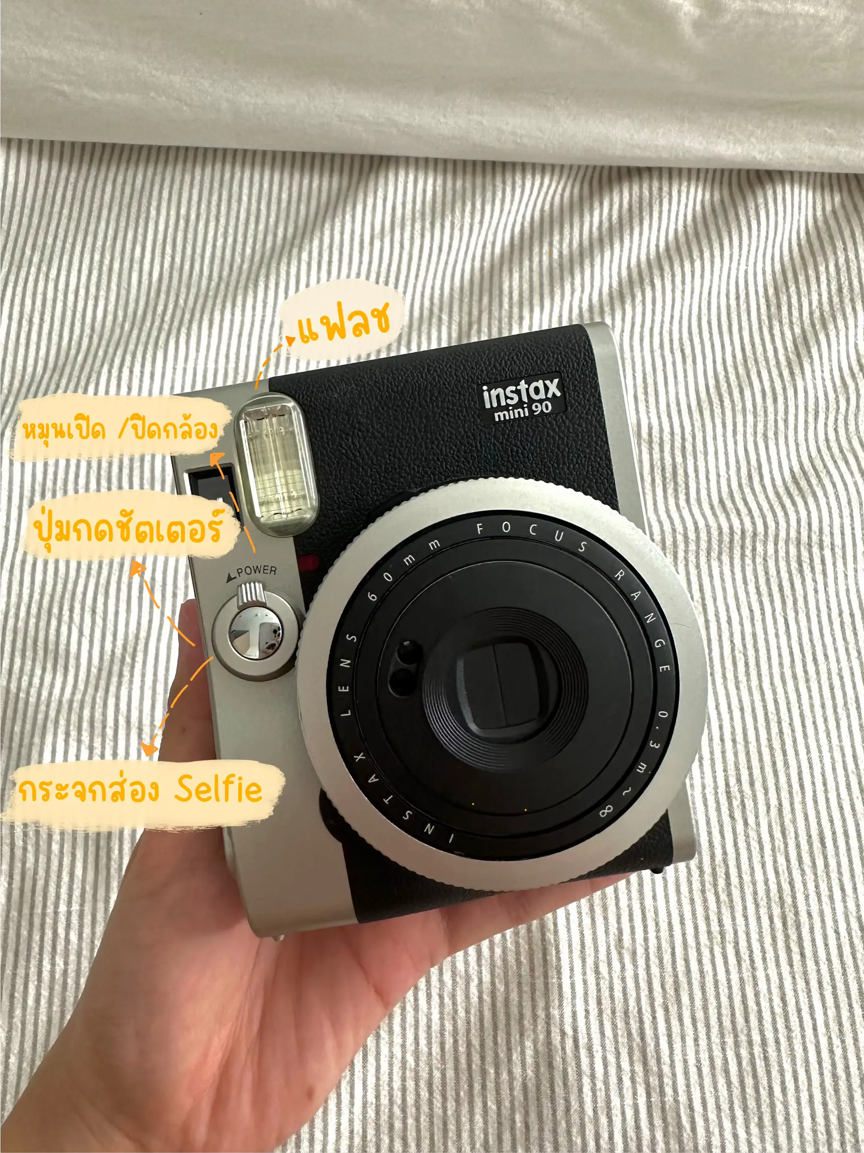 กล้องโพลาลอยด์ Fujifilm instax mini 90 📸 . | แกลเลอรีที่โพสต์โดย เฌอร์ลิษา | Lemon8