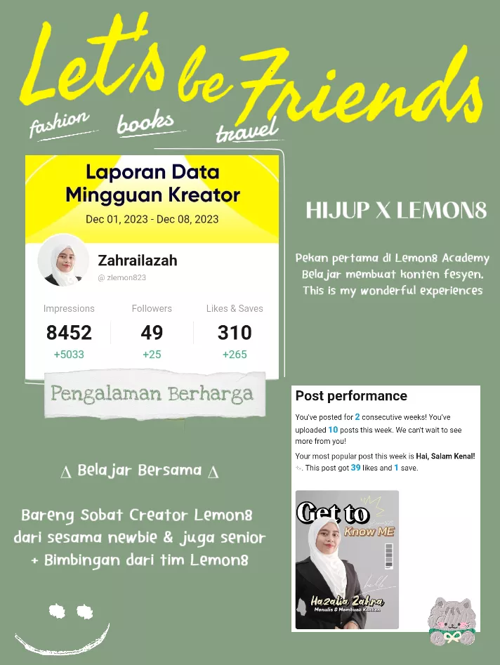Kisah Bersama #2023WrapUp | Galeri diposting oleh Zahrailazah 📚 | Lemon8