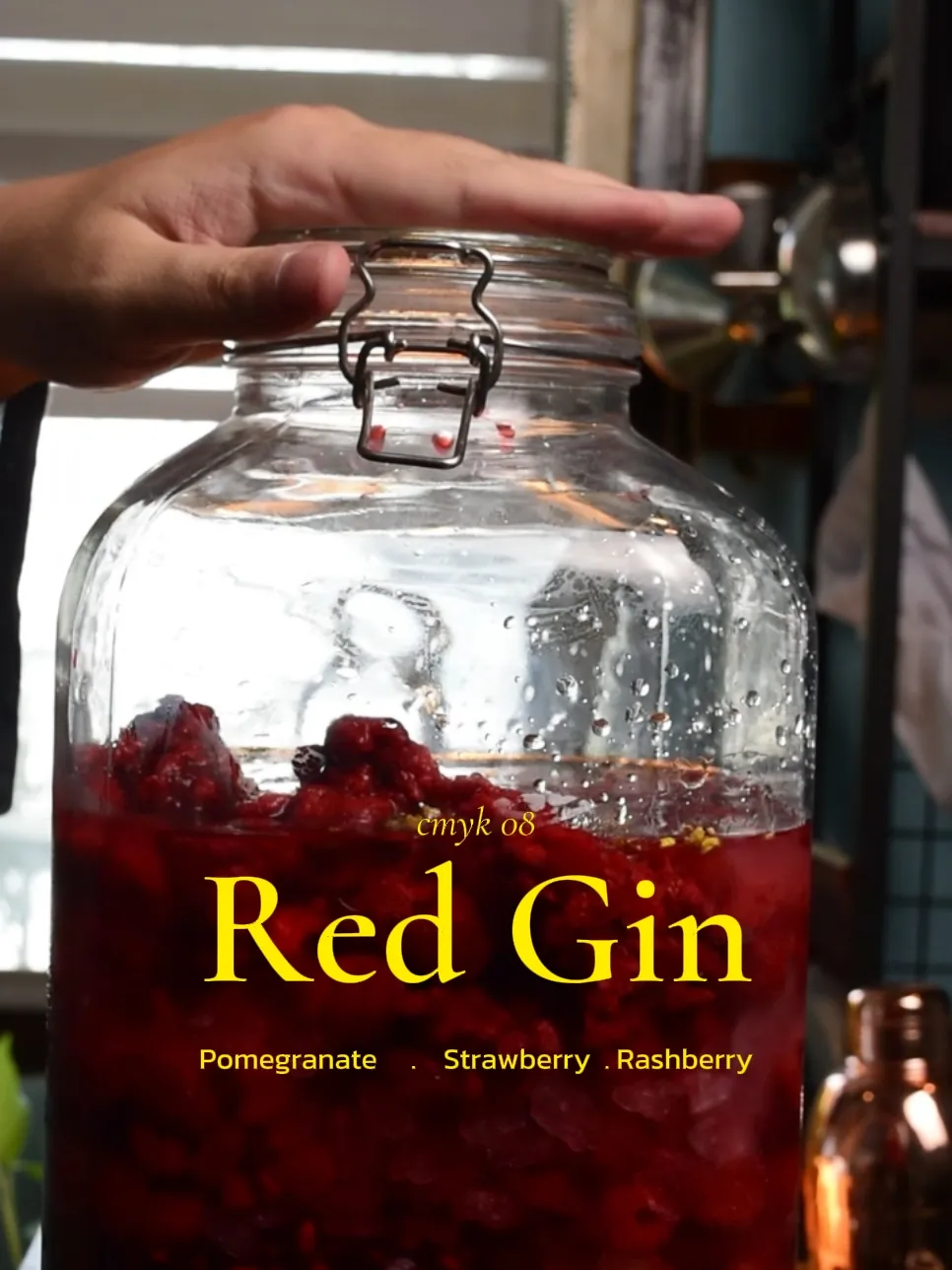 มาทำ Red Gin กัน!🍓🍷 | วิดีโอที่เผยแพร่โดย Mix a Whiz | Lemon8