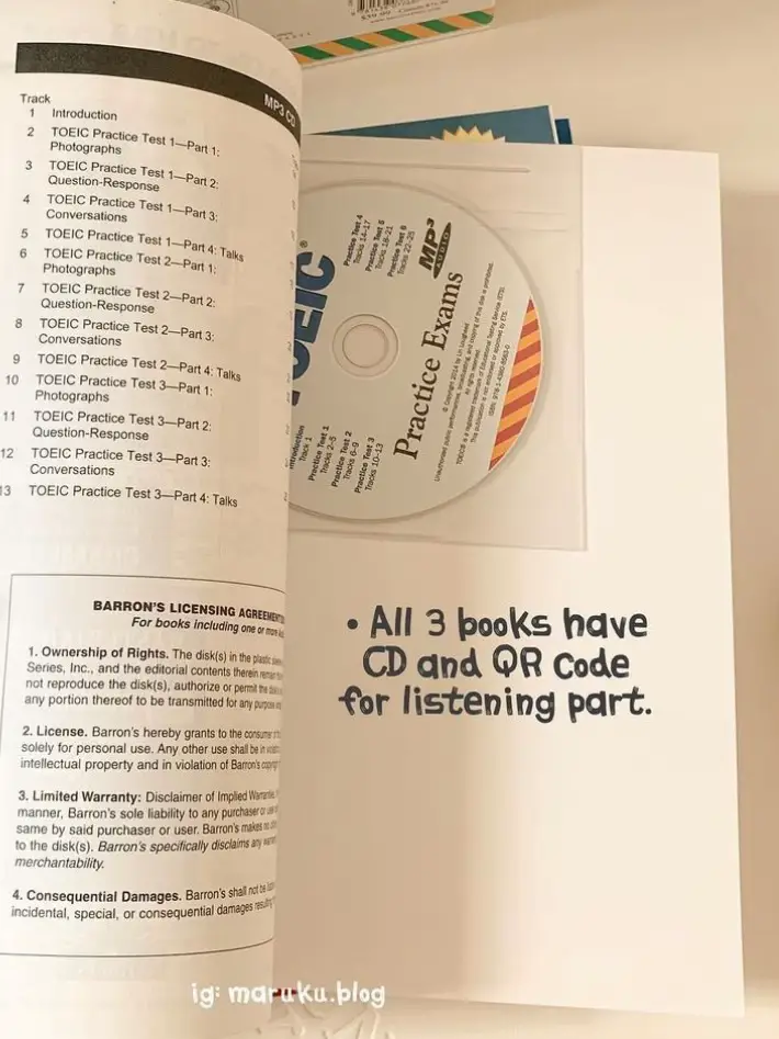 BARRON'S TOEIC Exam Prep Book Set Review 3 Books🍋 | Gallery posted by ...