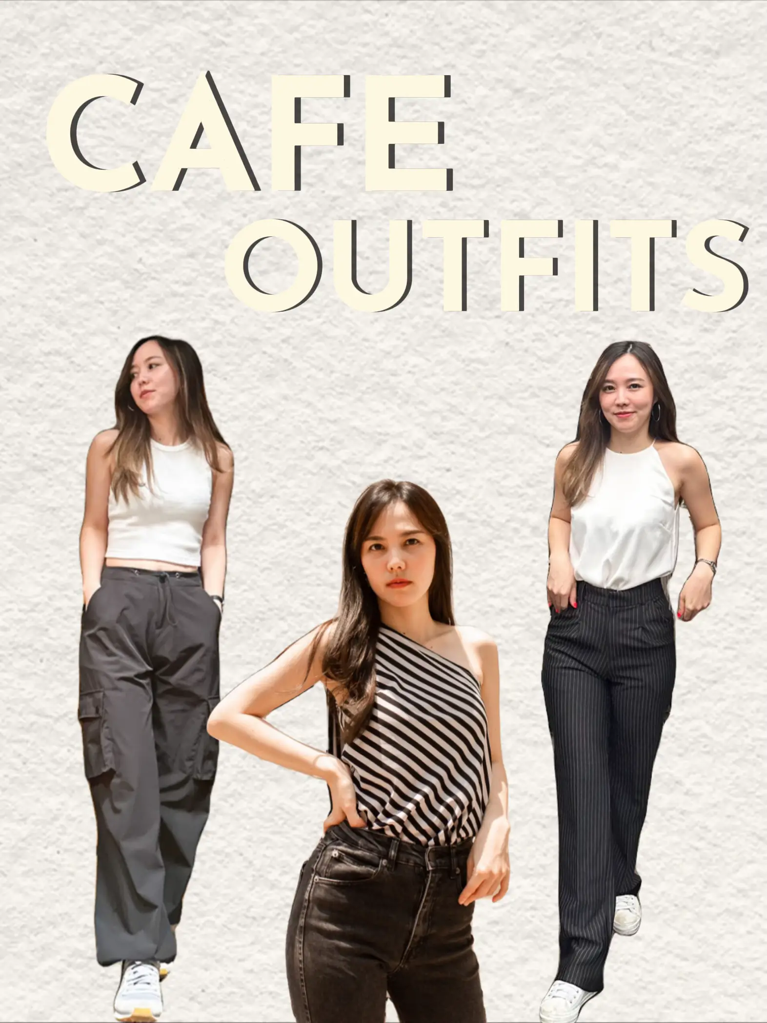 CAFE OUTFIT|カフェのアイデアにドレスアップ 💕 | nutchabeamが投稿したフォトブック | Lemon8
