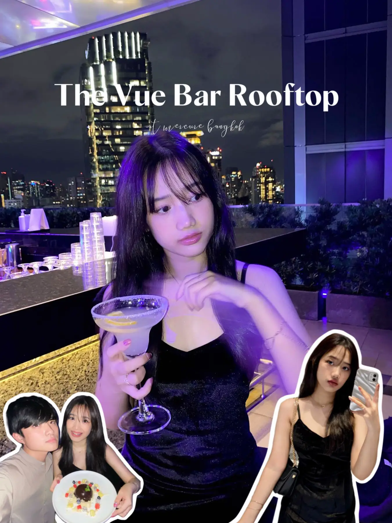 The Vue Bar Rooftop แบงค์พันมีทอน 🔥 อาหารอร่อยมาก 🤏🏻 | แกลเลอรีที่โพสต์โดย BttK | Lemon8