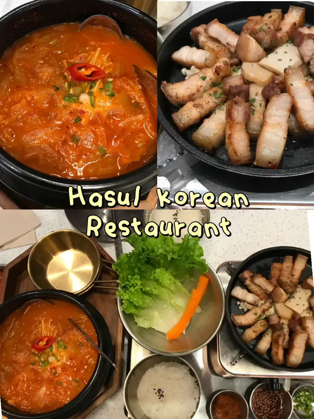 Hasul อาหารเกาหลีที่จริงใจ 💖 | แกลเลอรีที่โพสต์โดย Eyekanyarat_ | Lemon8