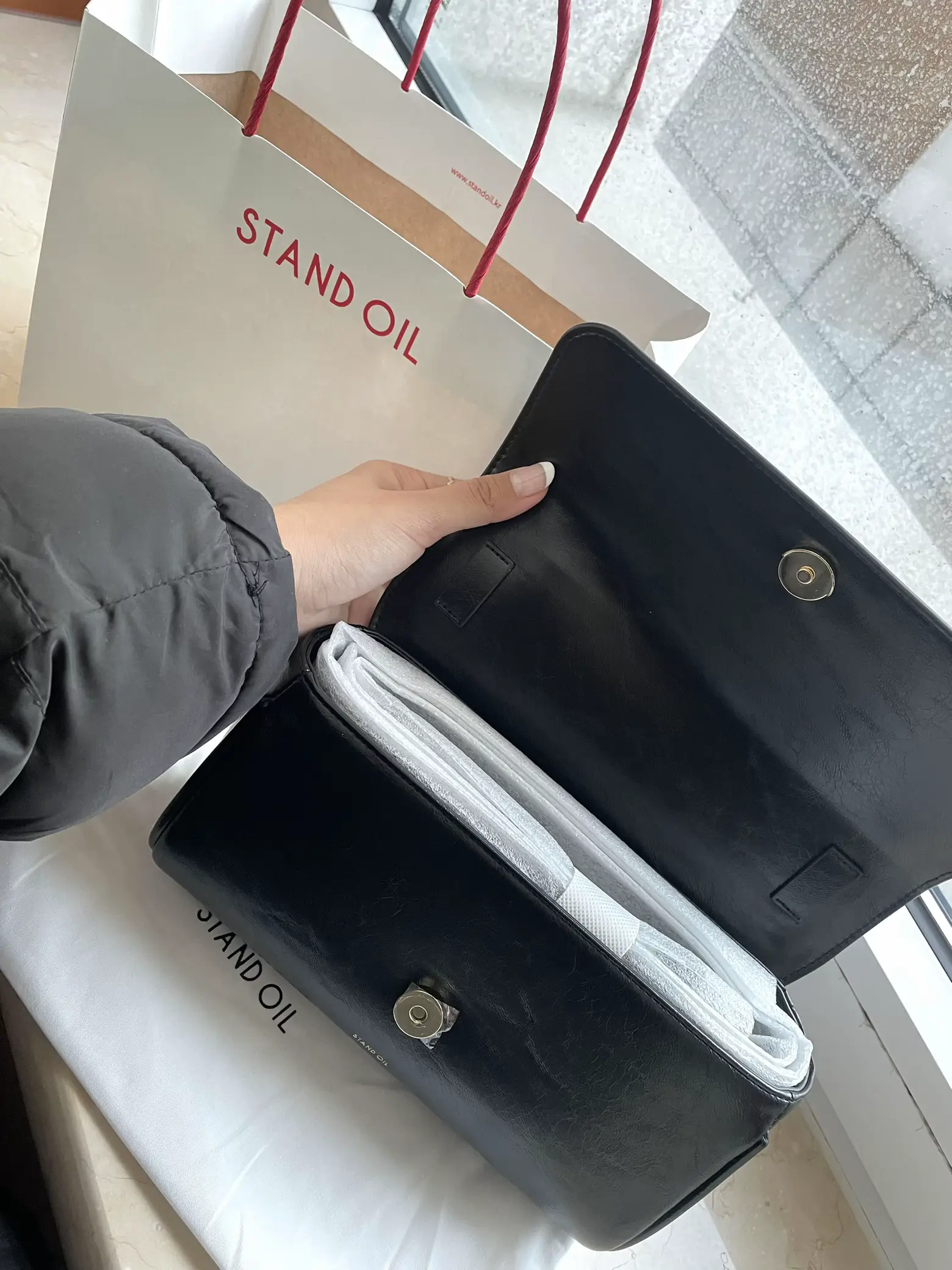 STAND OIL Butter Bag 🖤 ในราคาไม่เกิน 2 ใบเทา | แกลเลอรีที่โพสต์โดย ...