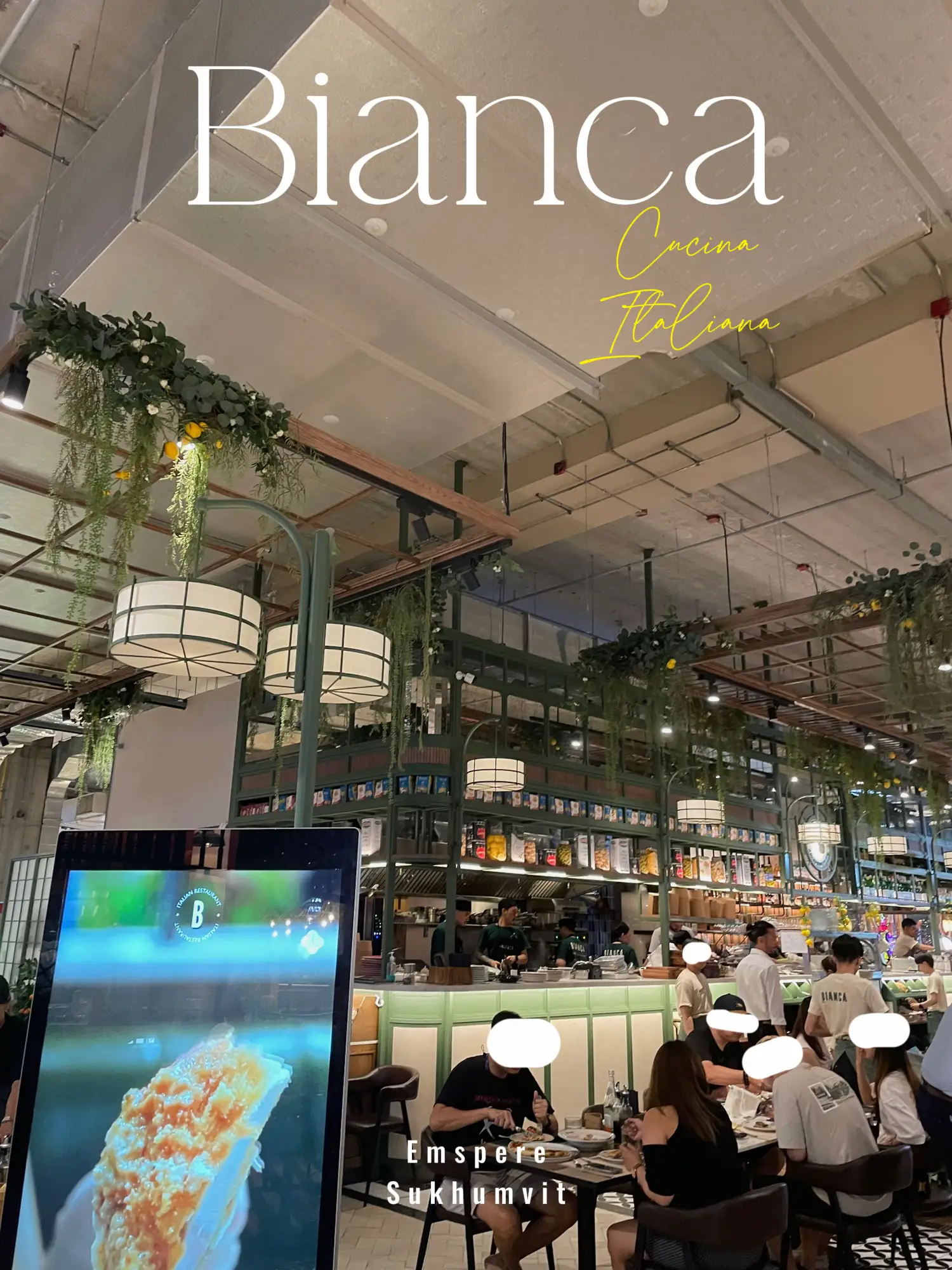 Bianca ร้านอิตาเลียนที่ EmSphere 🇮🇹 | แกลเลอรีที่โพสต์โดย Pat. | Lemon8