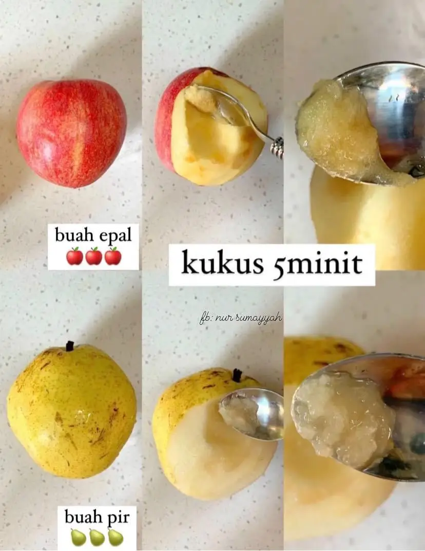 Idea Menu Buah Untuk Anak 6Bulan Keatas | Galeri disiarkan oleh ...