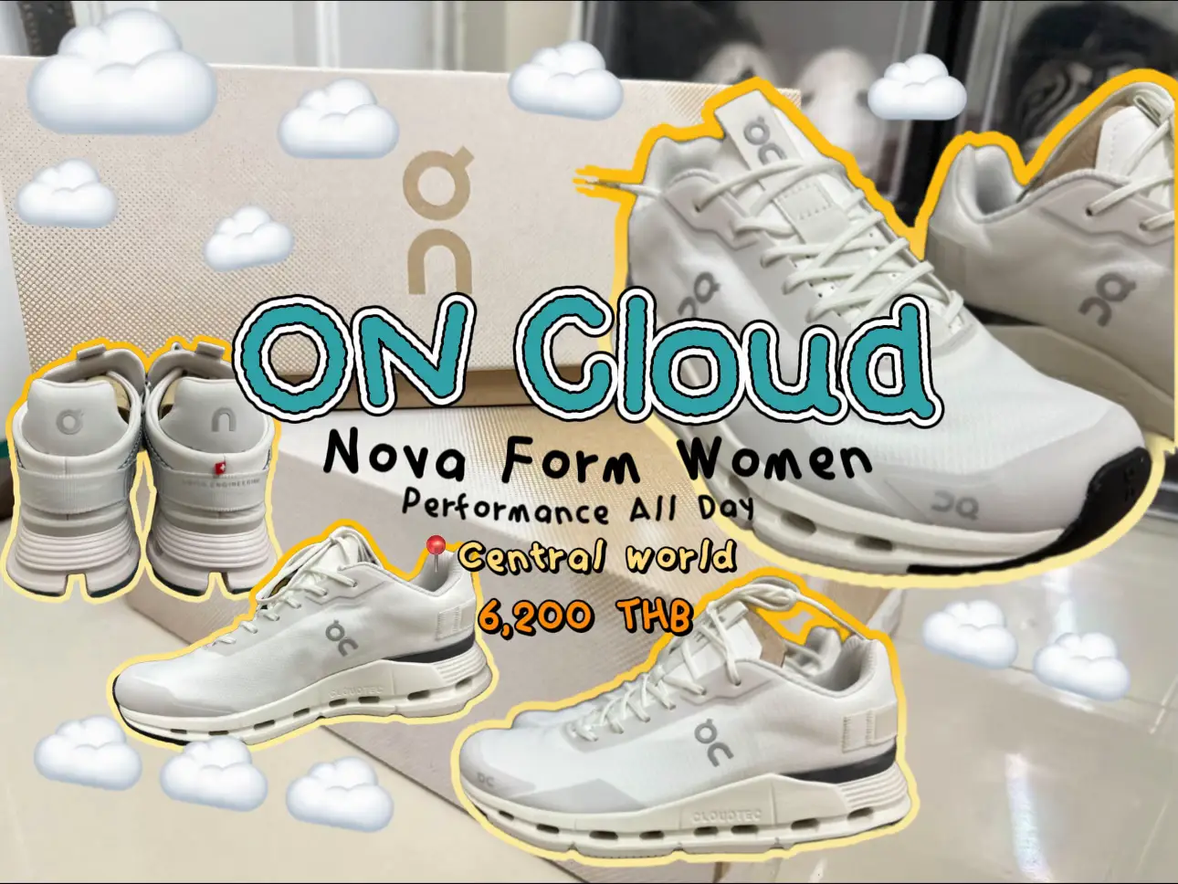 ON CLOUDx Nova Form 👟👟 | แกลเลอรีที่โพสต์โดย Pompammmm☀️ | Lemon8