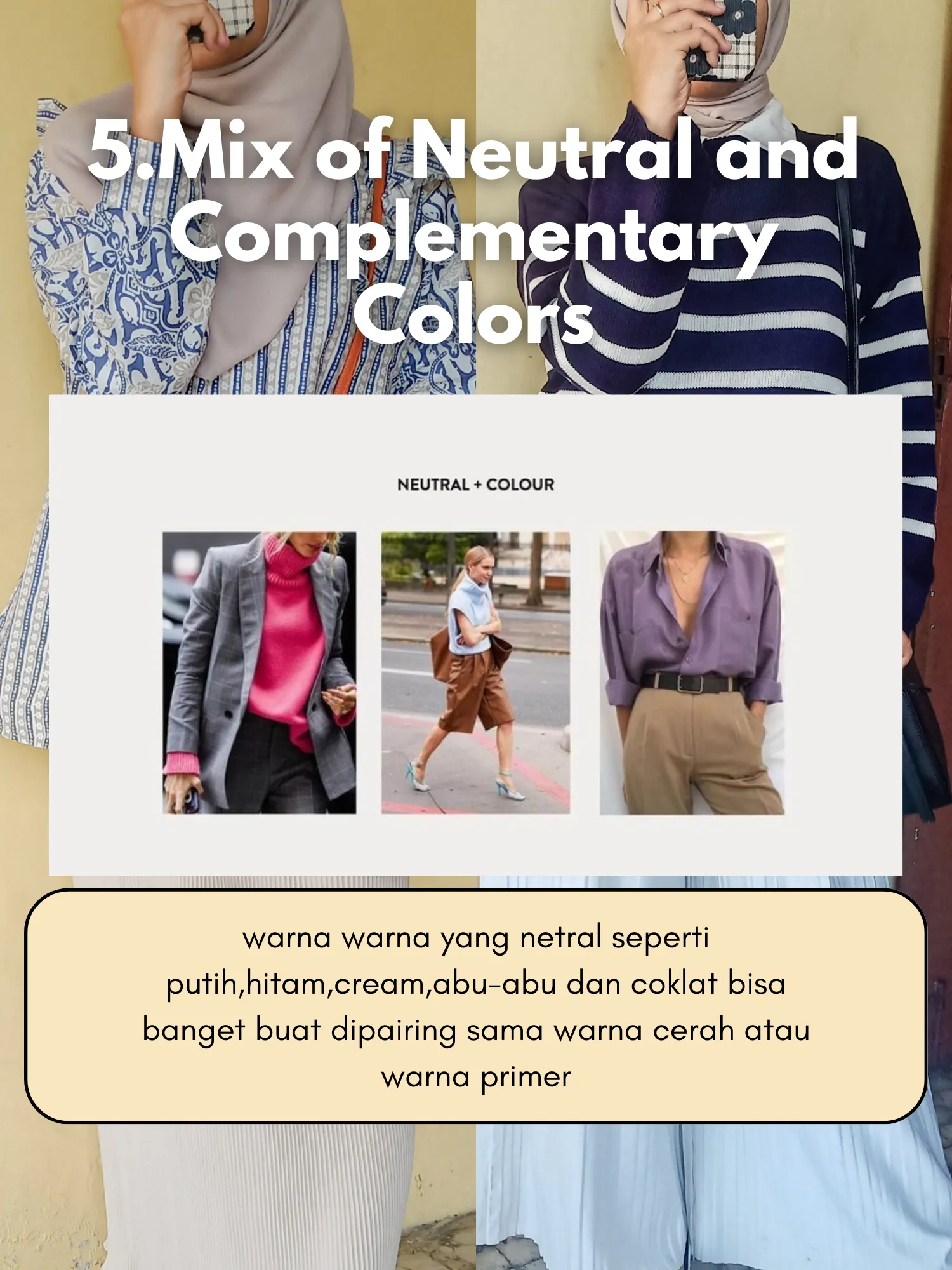 FASHION HACKS 2024 NO MORE DRAMA PILIH WARNA BAJU | Galeri diposting ...