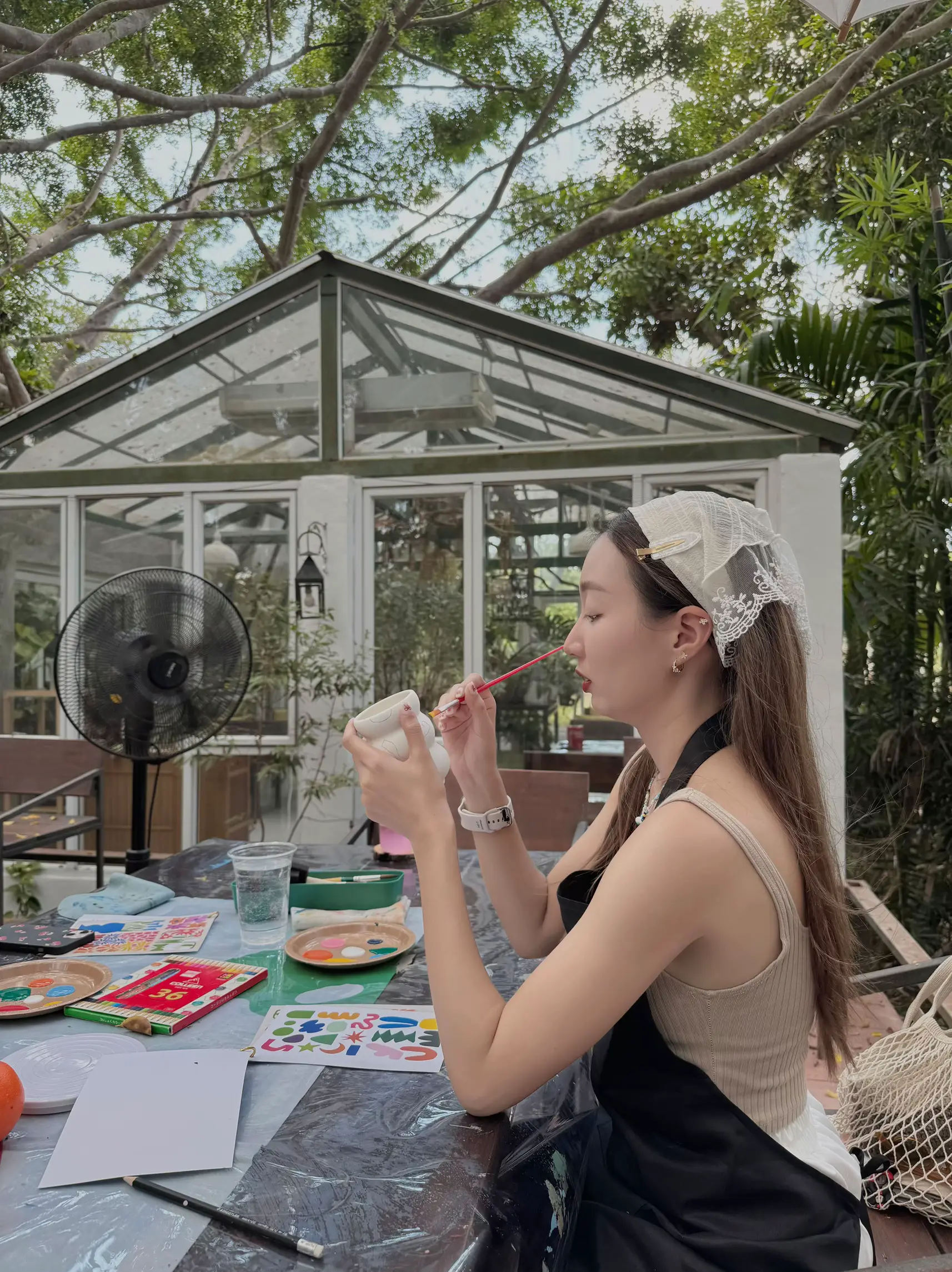 🎨Workshop Paint Day @Koon’s Cafe☕️ | แกลเลอรีที่โพสต์โดย KokiStyle | Lemon8