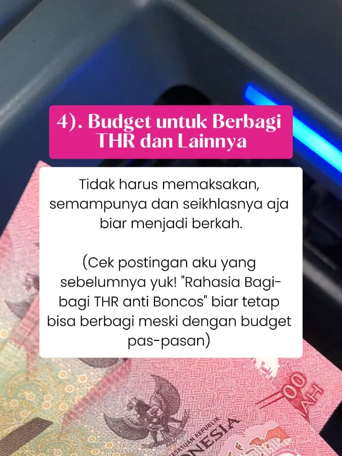 PERSIAPKAN DARI SEKARANG! BUDGETING UNTUK LEBARAN. | Galeri diposting oleh Sndiagst | Lemon8