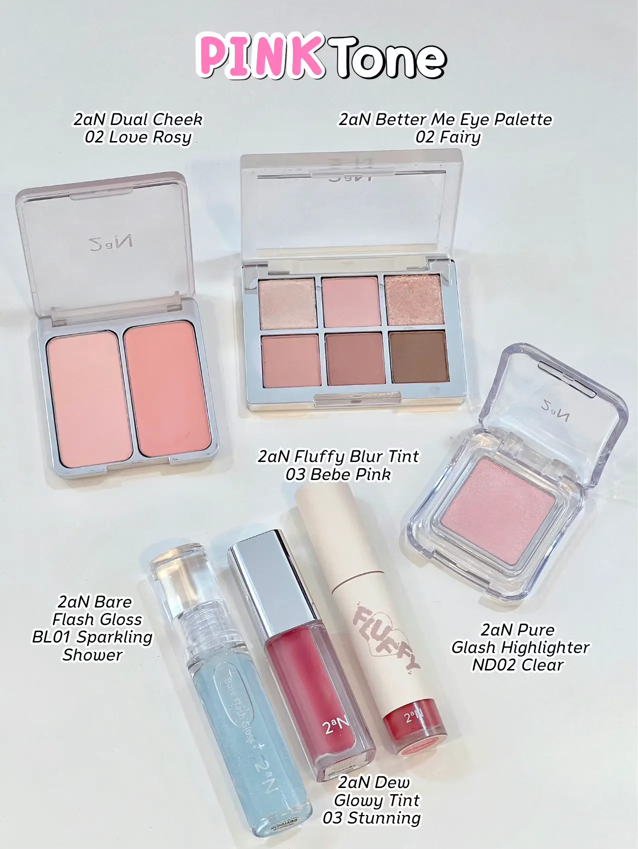 แปะพิกัดเมคอัพ 2aN แต่งง่ายทำถึงทุกลุค!!! | แกลเลอรีที่โพสต์โดย GIGIKOREA | Lemon8