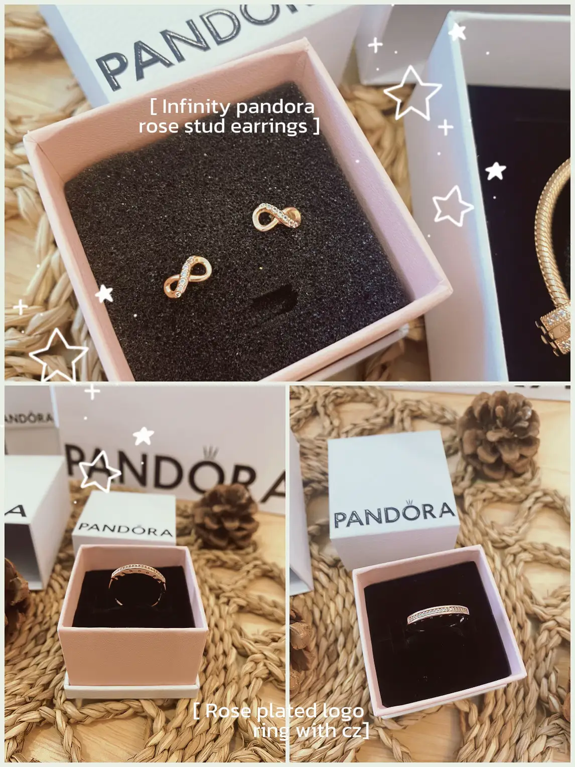 Pandora rose gold 🌹 🥀 | แกลเลอรีที่โพสต์โดย Mookki’s home | Lemon8