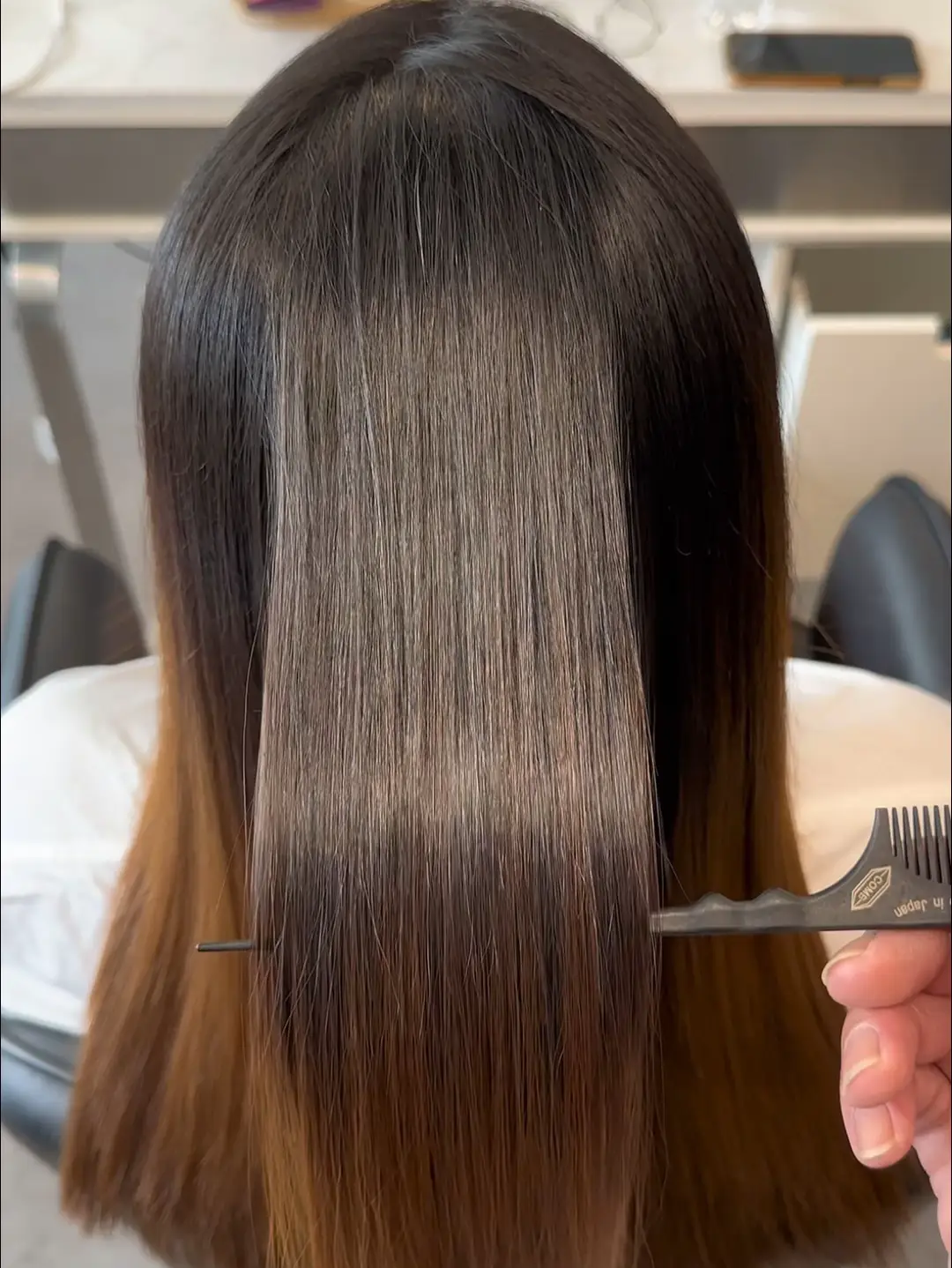 Aqua straight treatment | Video diterbitkan oleh Onehair@Jay | Lemon8