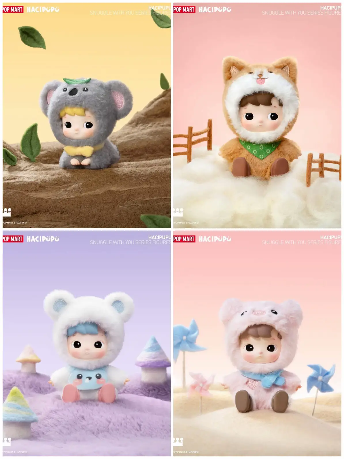 โดนน้องตก‼️ HACIPUPU Snuggle With You Series Figures | แกลเลอรีที่โพสต์ ...