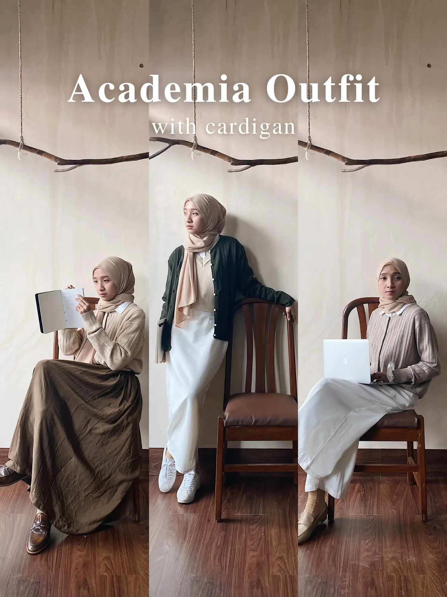On Autumn Season I'm Wearing Academia Outfit: Card | แกลเลอรีที่โพสต์ ...
